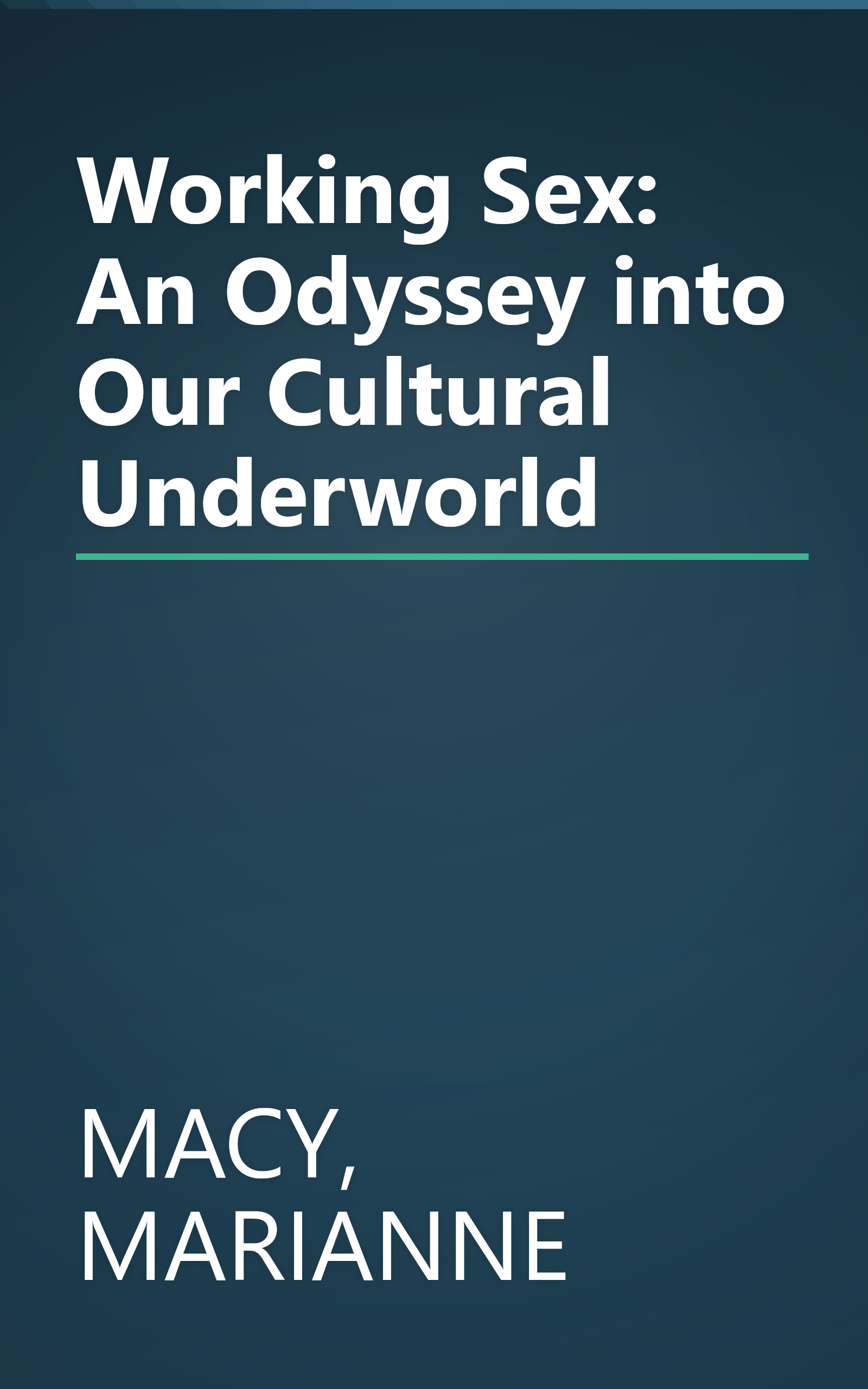 Working Sex: An Odyssey into Our Cultural Underworld book cover