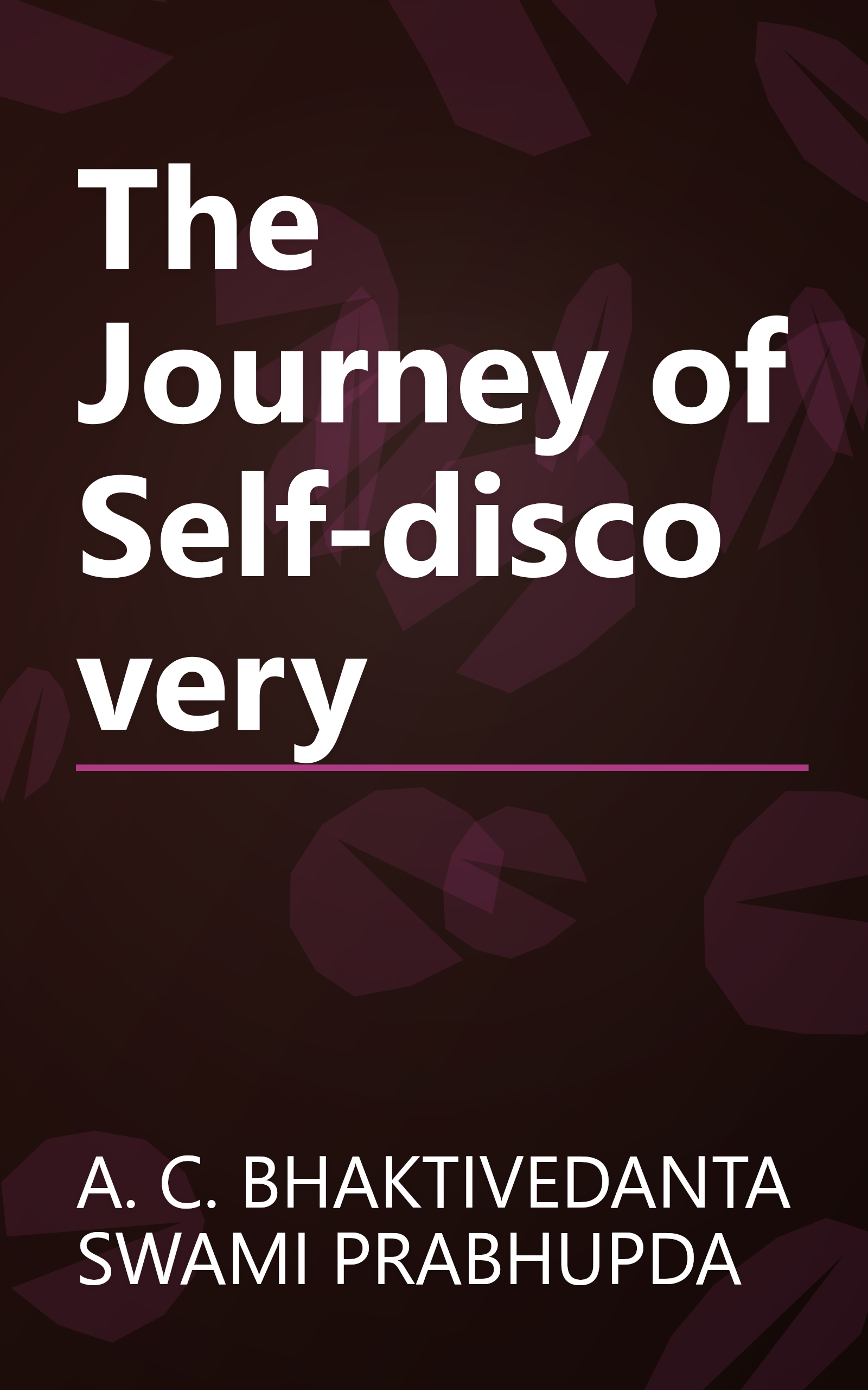 The Journey of Self-discovery book cover