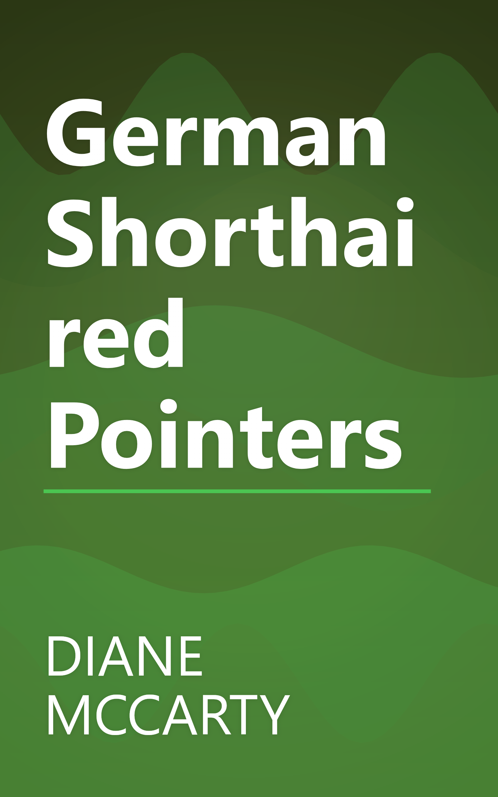 German Shorthaired Pointers book cover