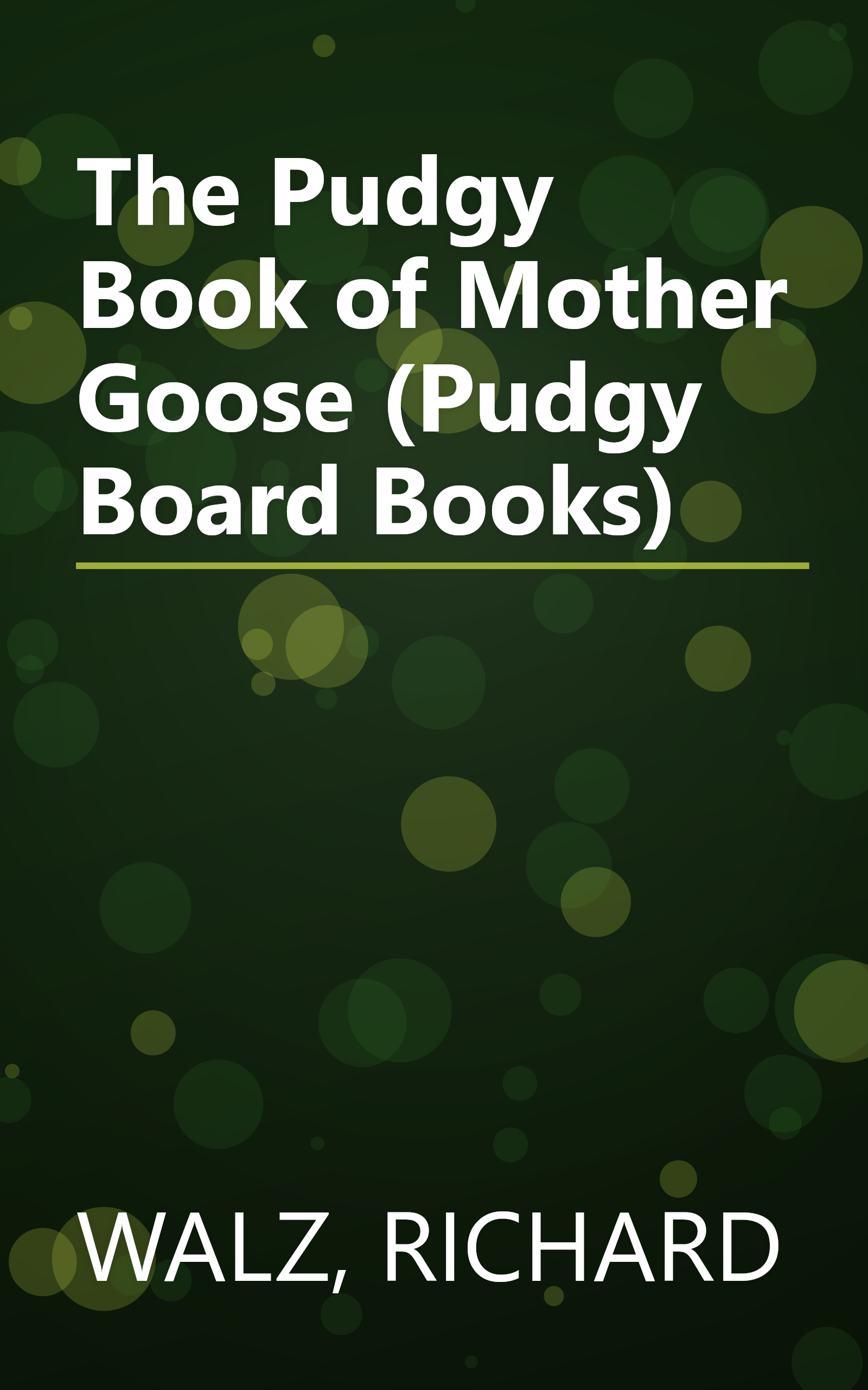 The Pudgy Book of Mother Goose (Pudgy Board Books) book cover
