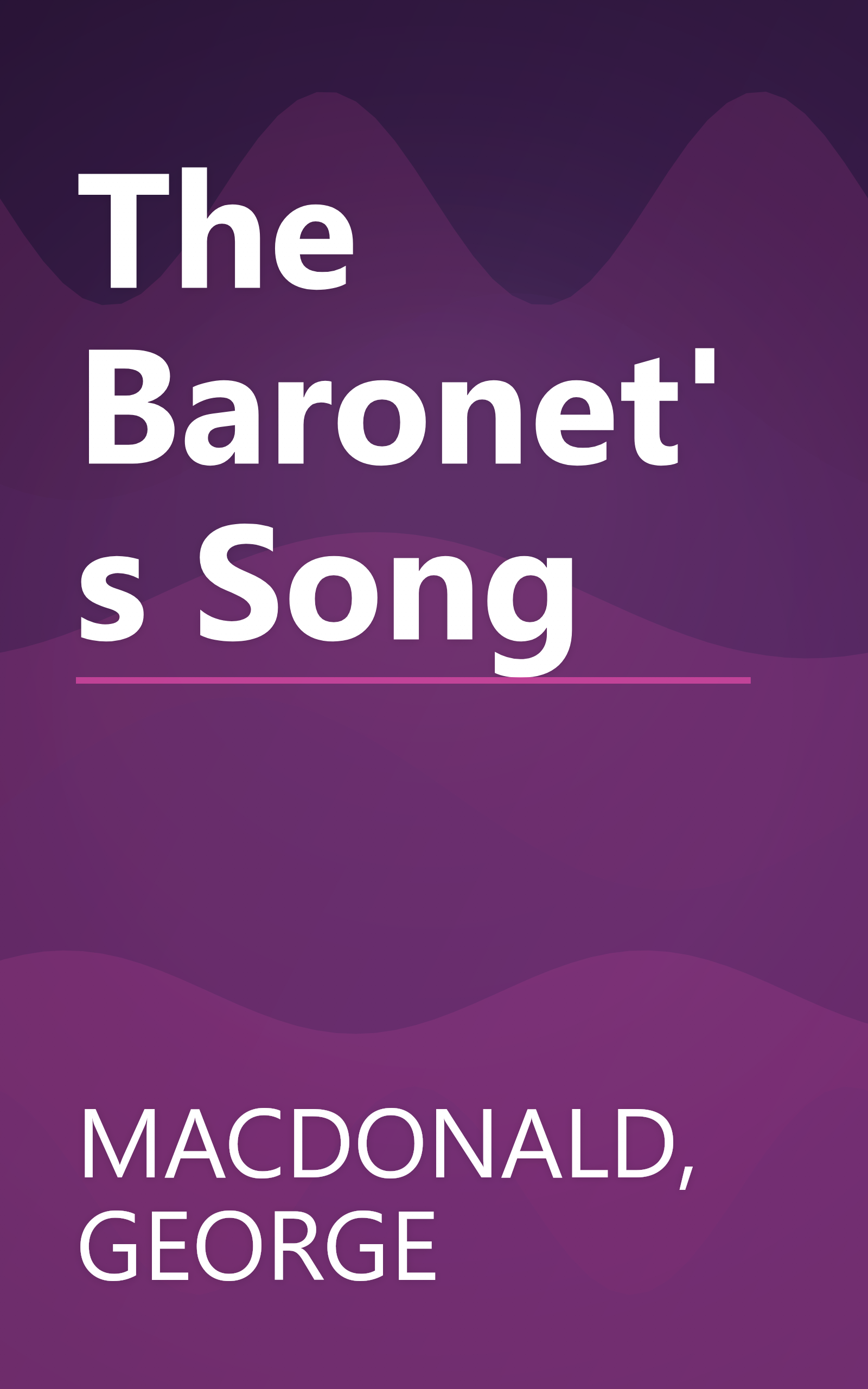 The Baronet's Song book cover
