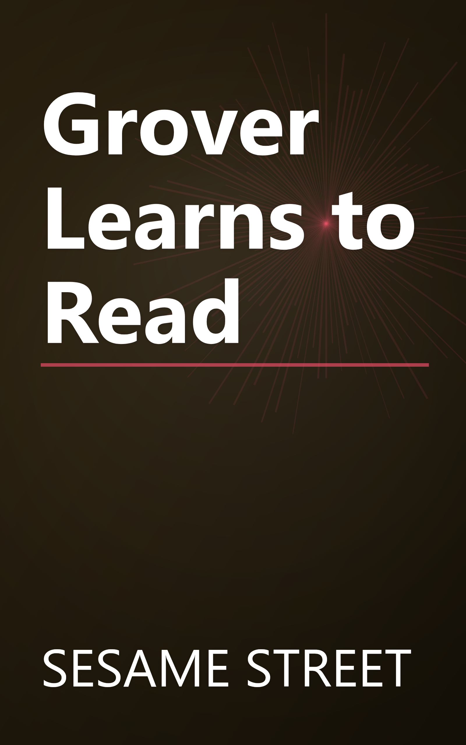 Grover Learns to Read book cover