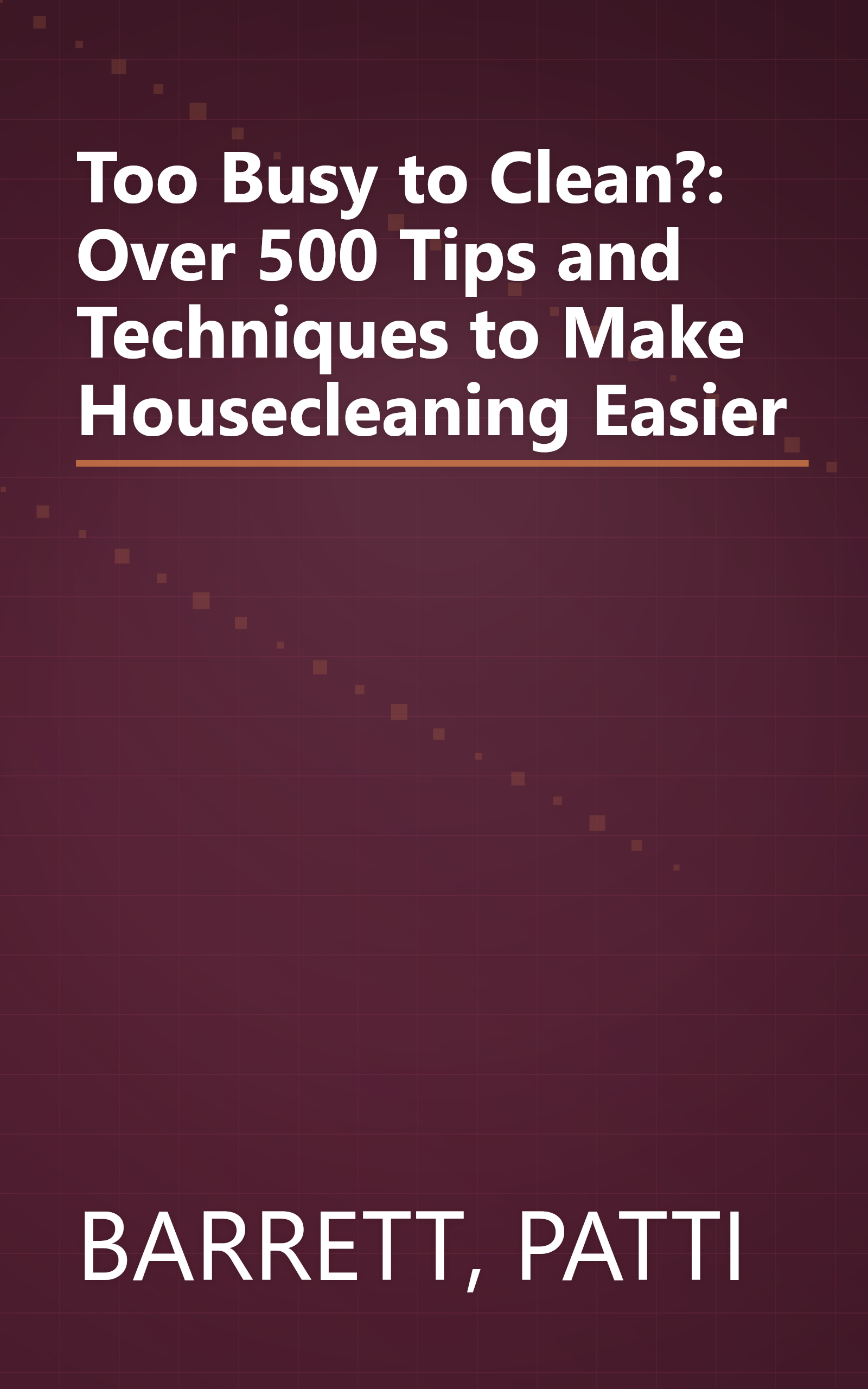 Too Busy to Clean?: Over 500 Tips and Techniques to Make Housecleaning Easier book cover