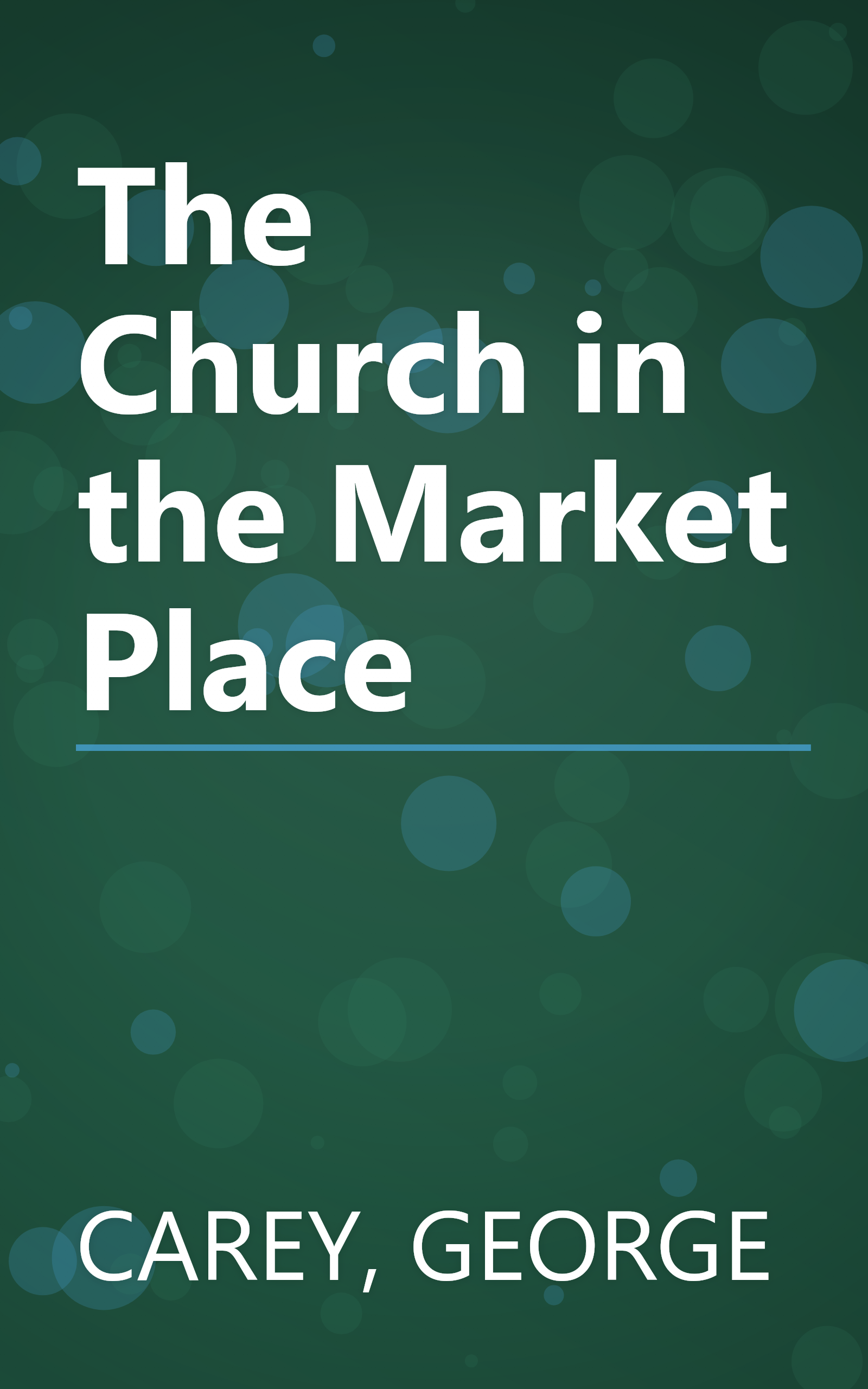 The Church in the Market Place book cover