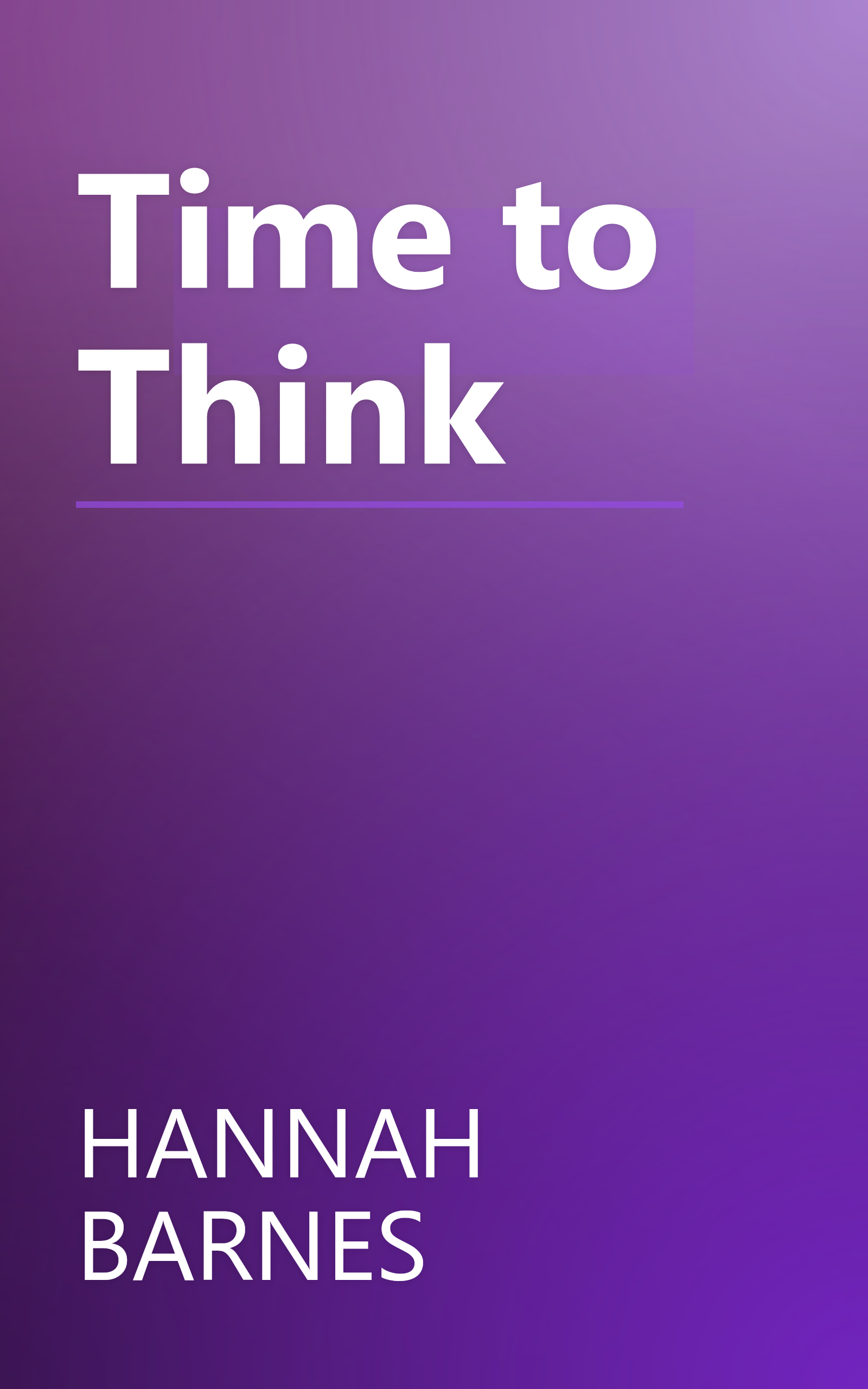 Time to Think book cover