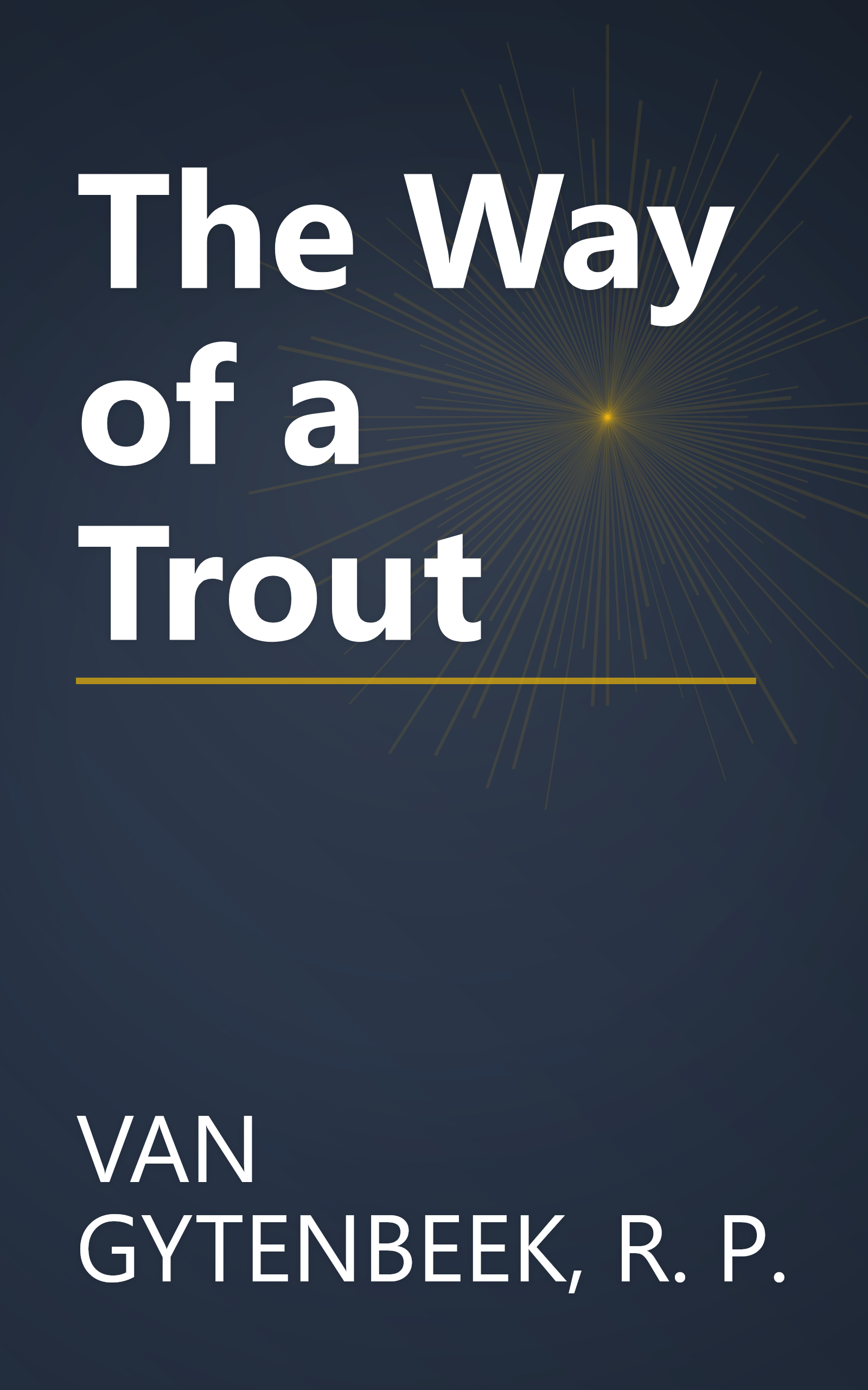 The Way of a Trout book cover