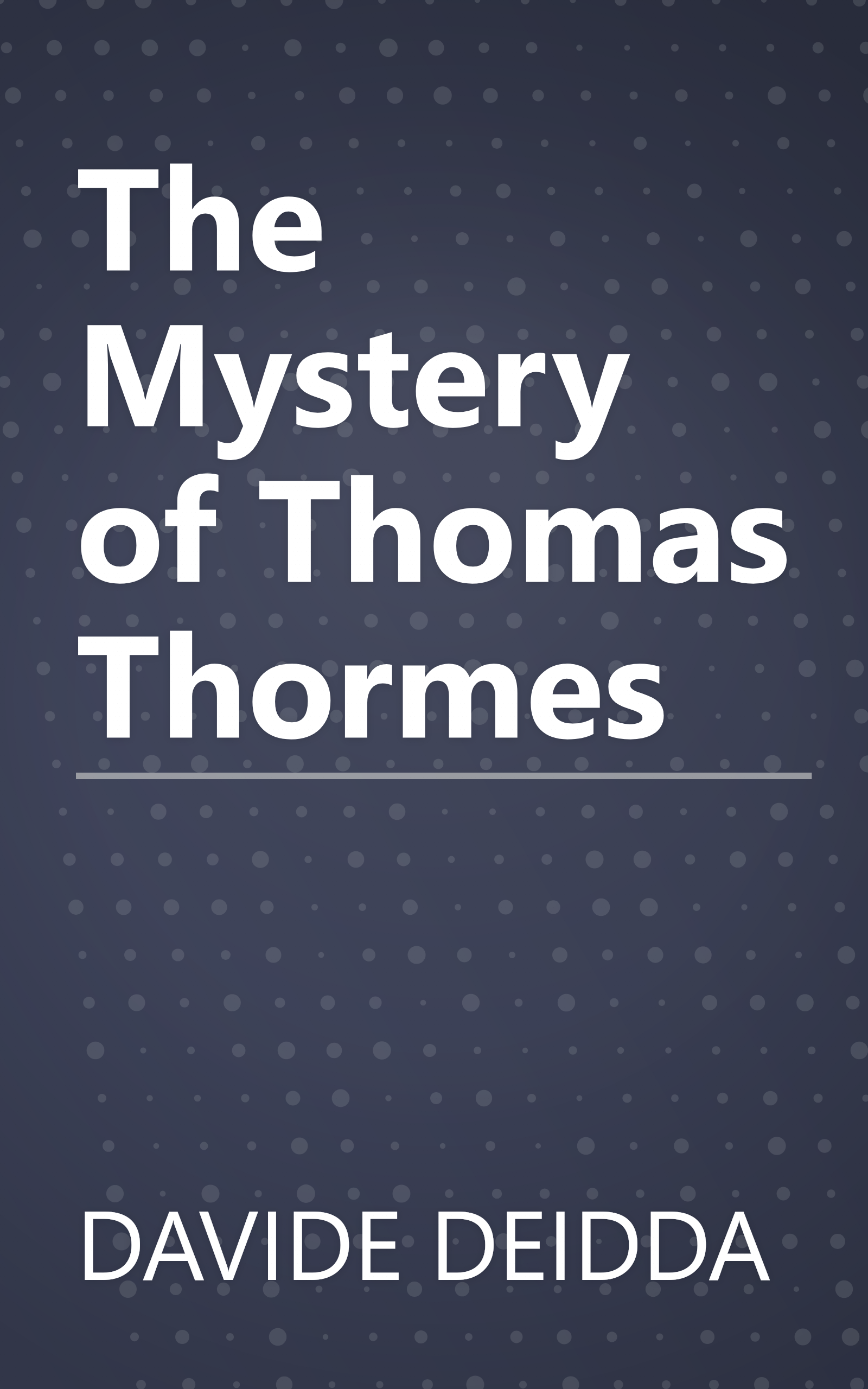 The Mystery of Thomas Thormes book cover