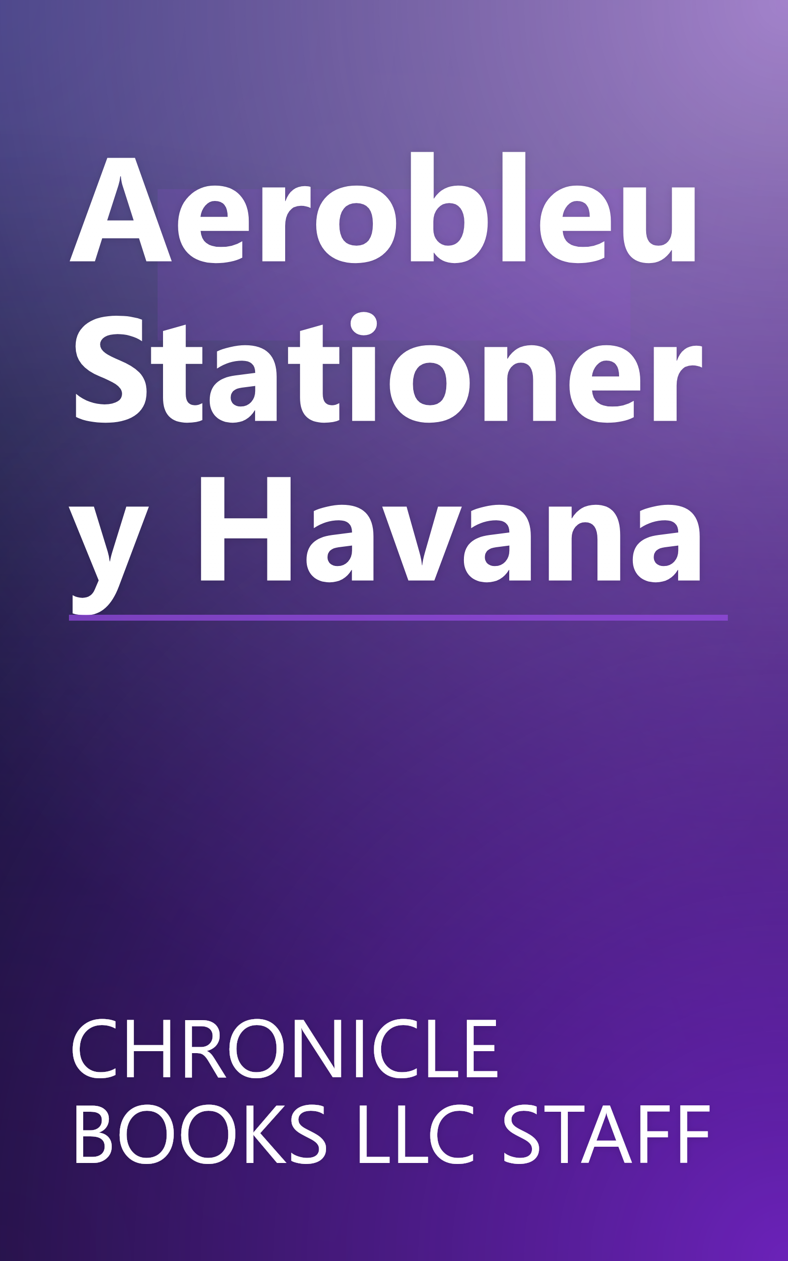 Aerobleu Stationery Havana book cover