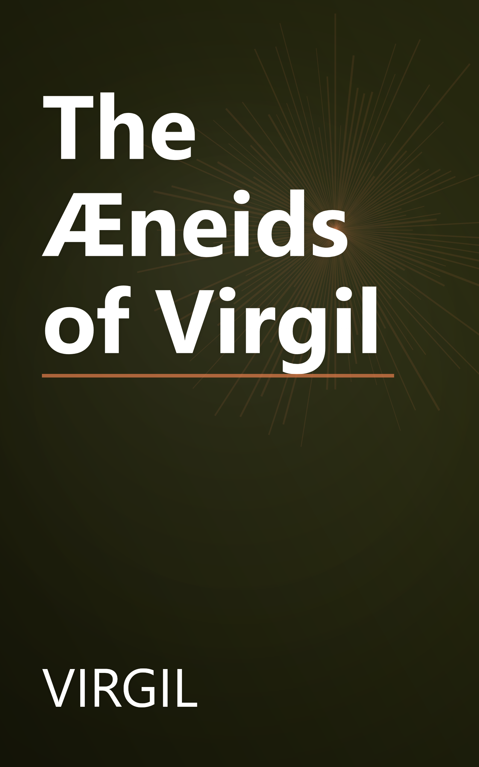 The Æneids of Virgil book cover