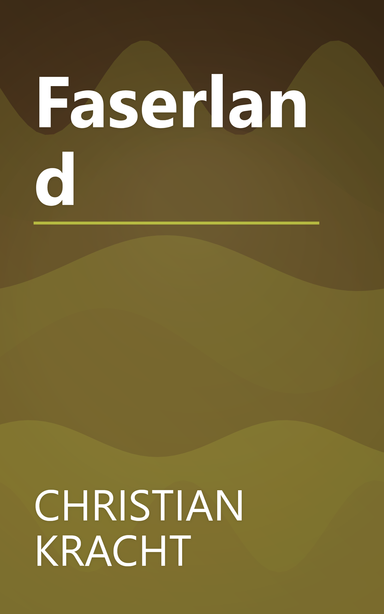 Faserland book cover