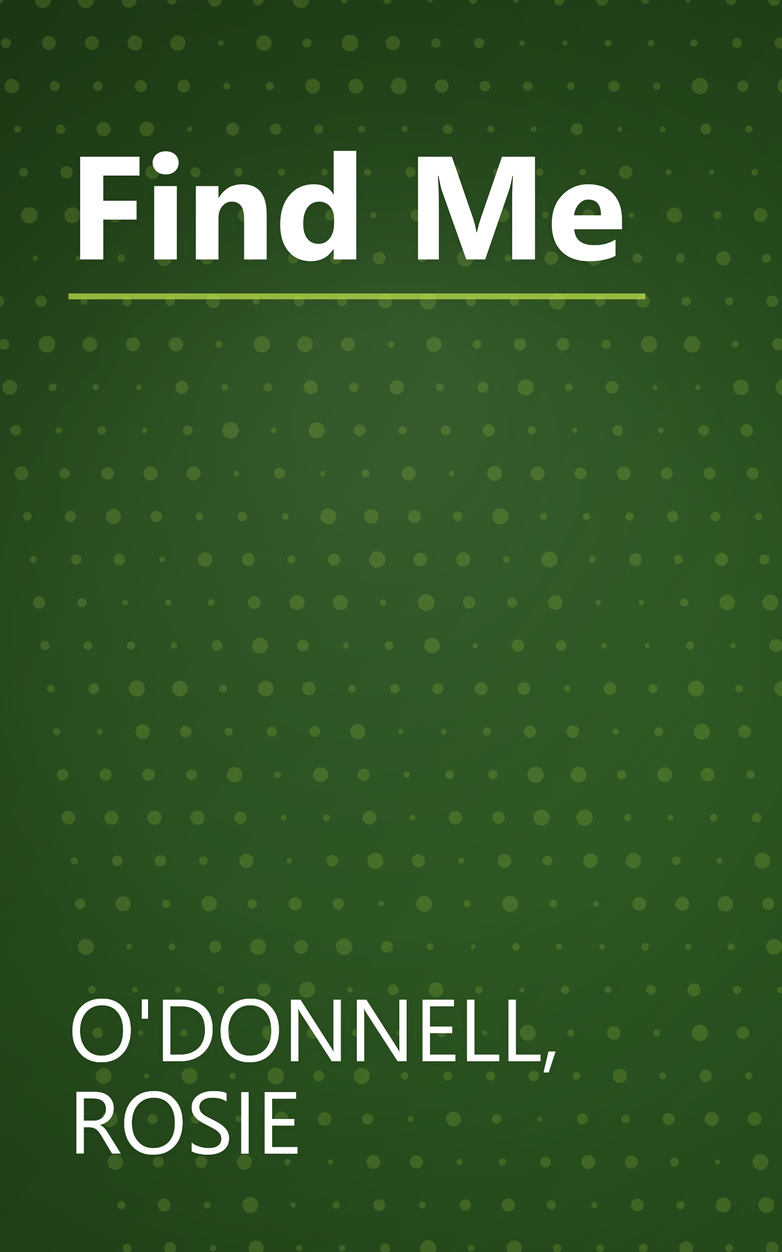 Find Me book cover