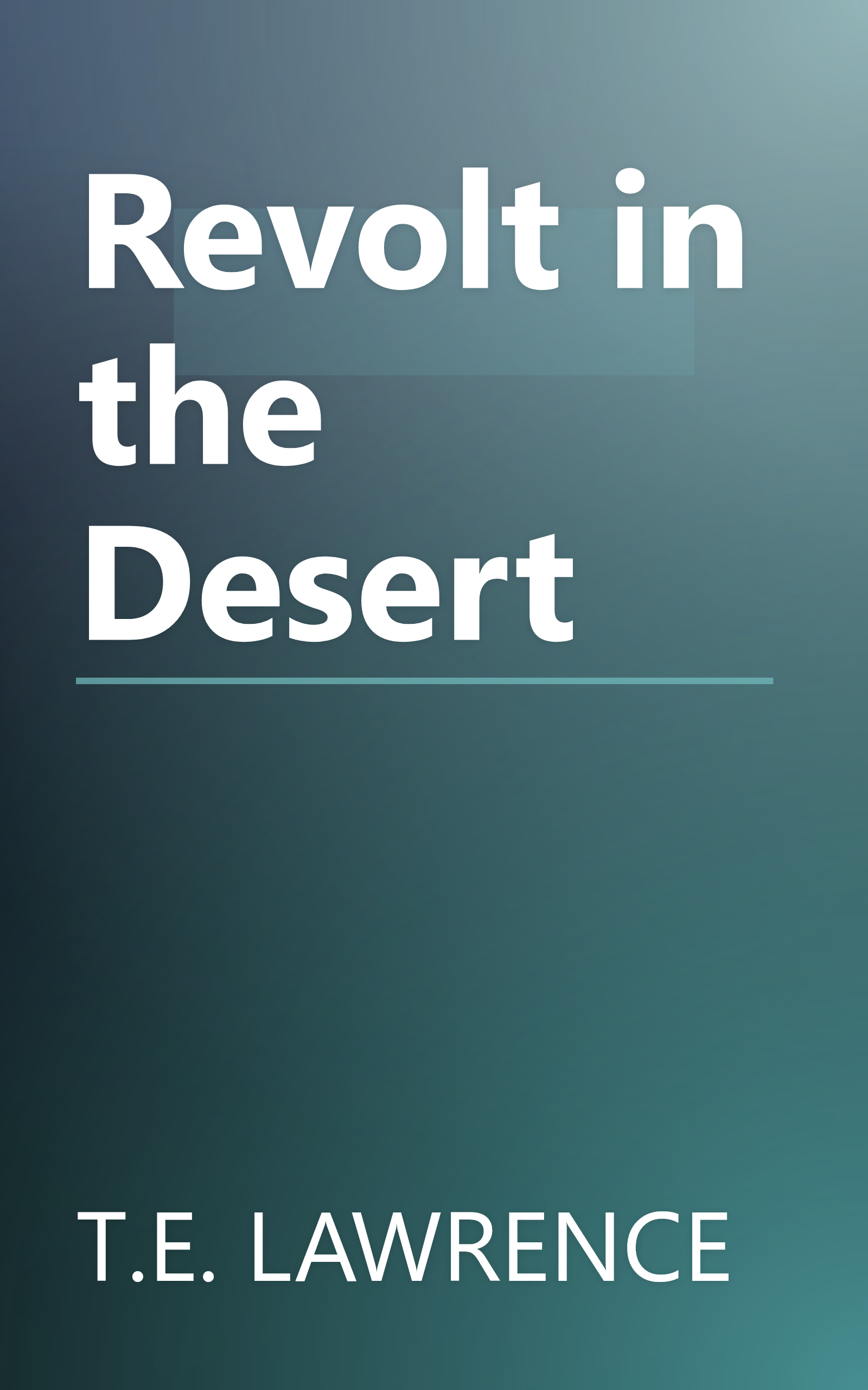 Revolt in the Desert book cover
