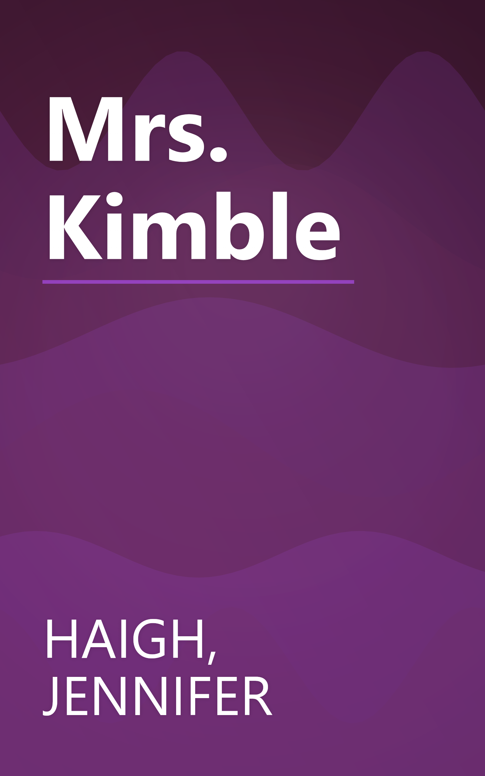 Mrs. Kimble book cover