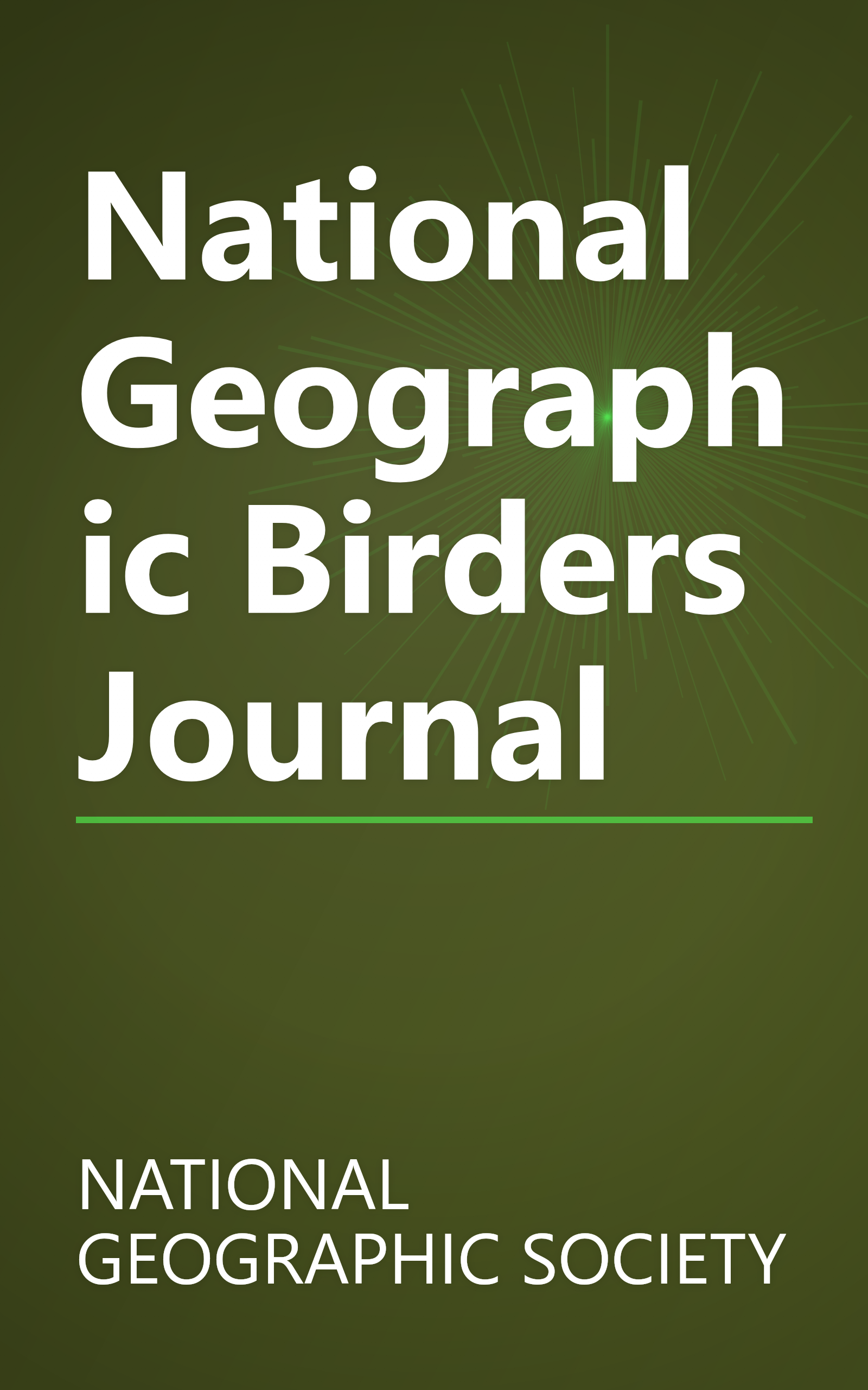 National Geographic Birders Journal book cover