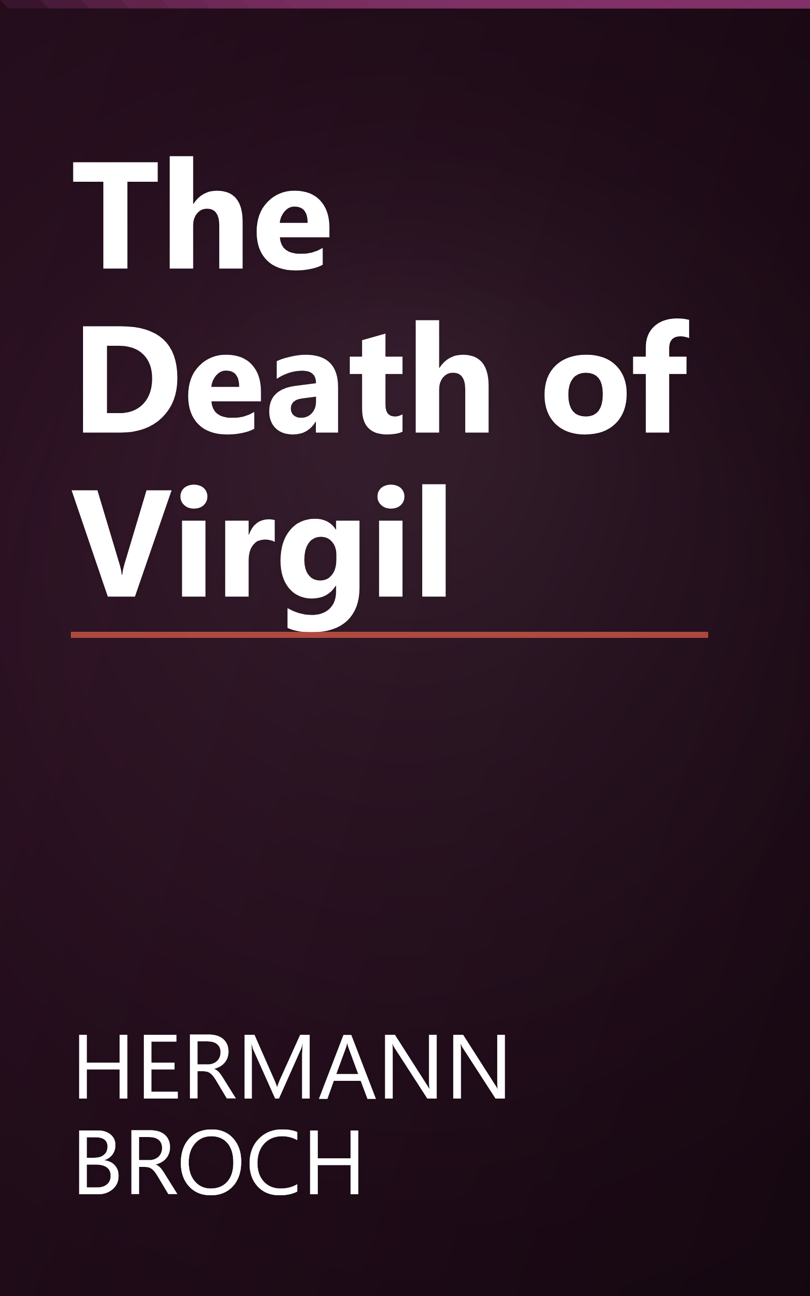 The Death of Virgil book cover