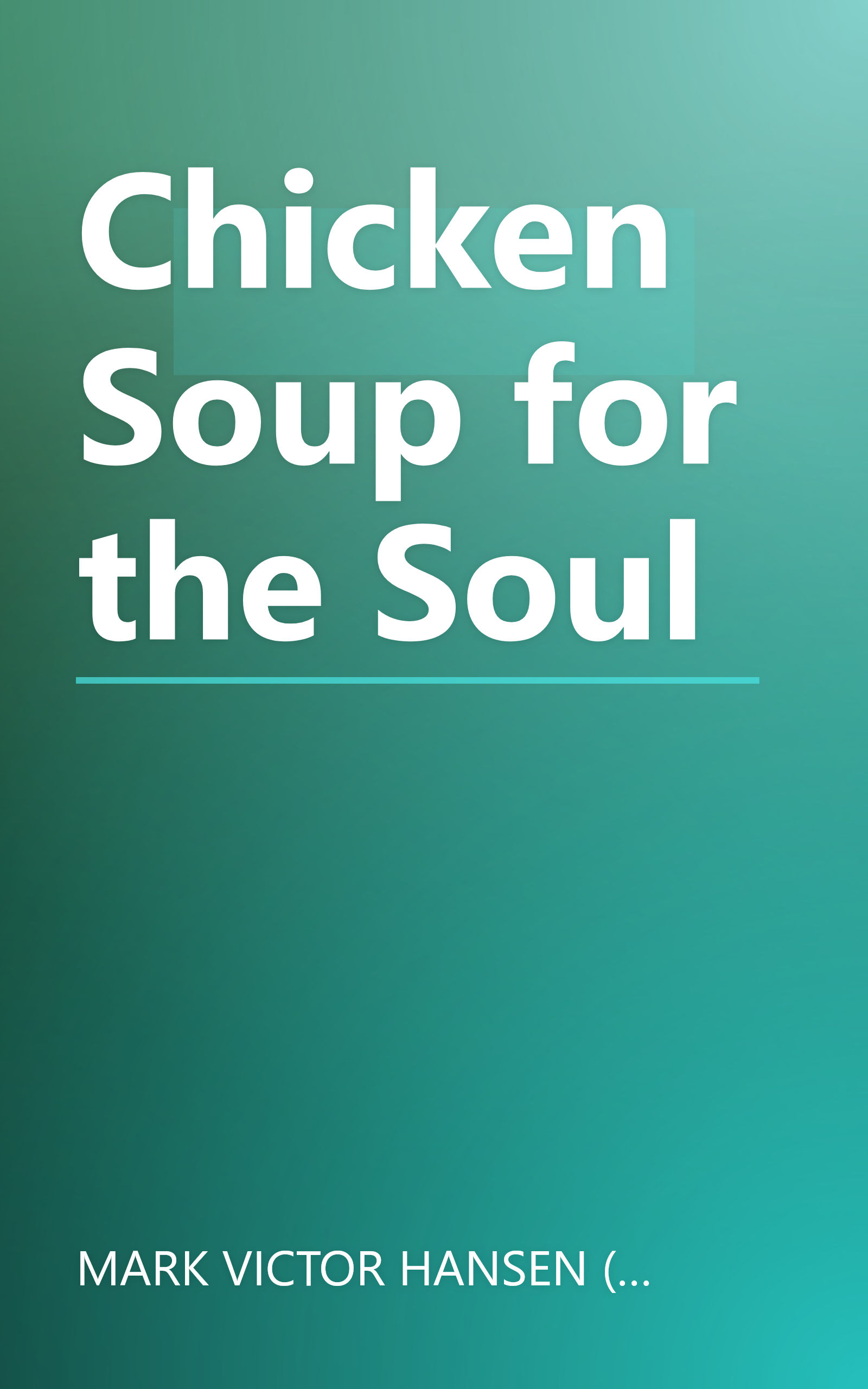 Chicken Soup for the Soul book cover