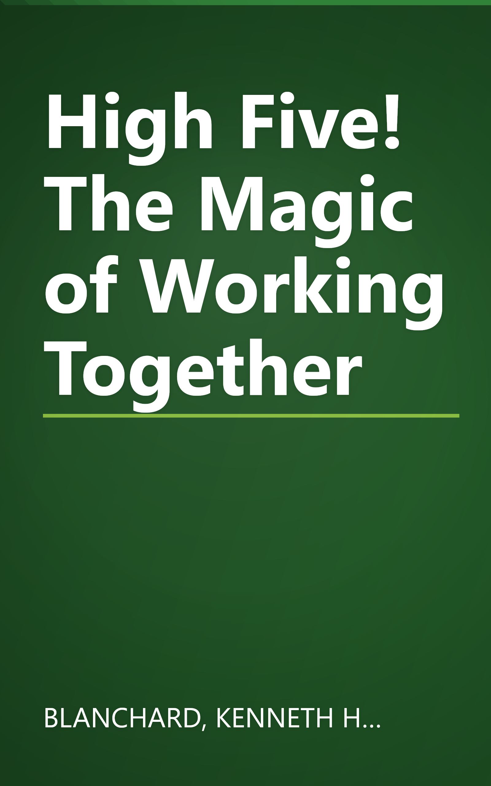 High Five! The Magic of Working Together book cover