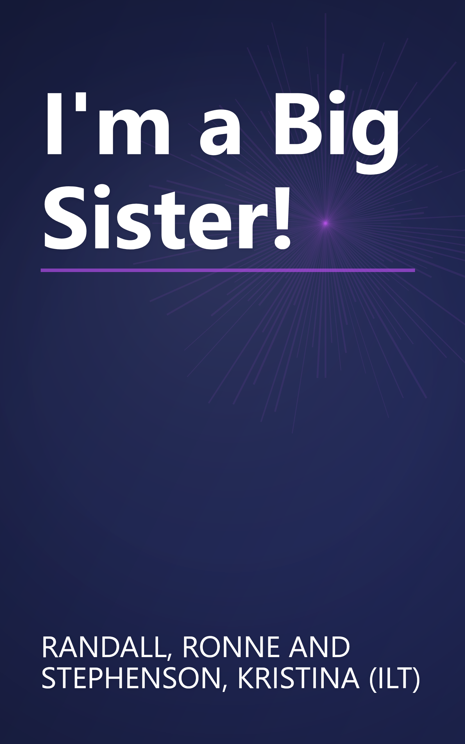 I'm a Big Sister! book cover