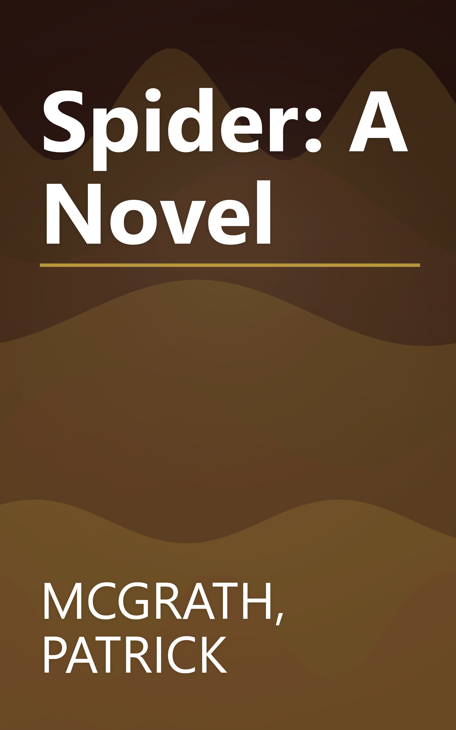 Spider: A Novel book cover