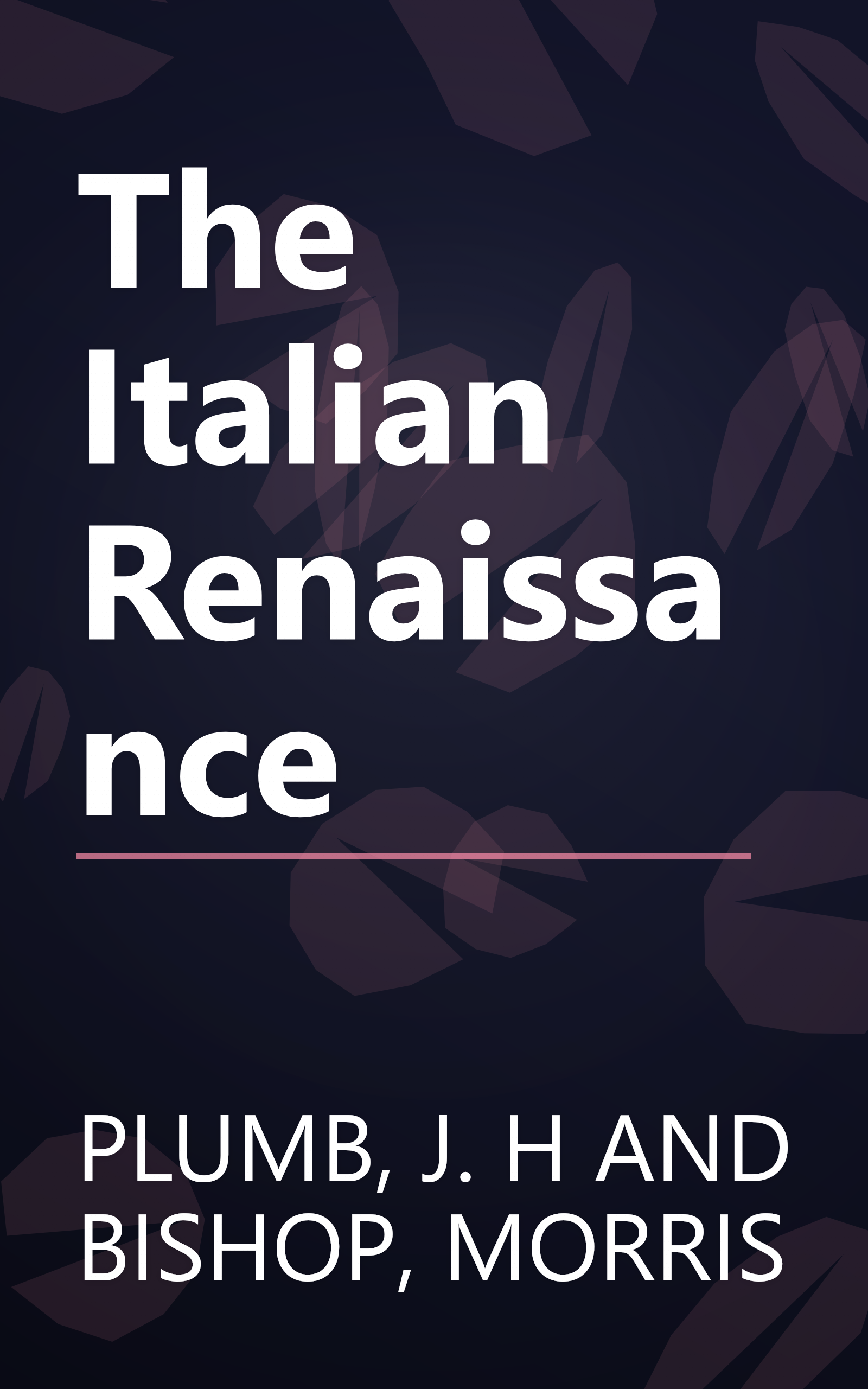 The Italian Renaissance book cover