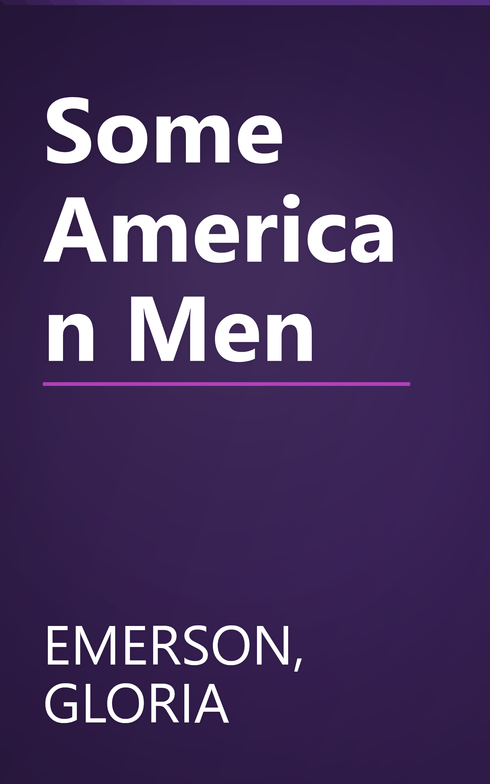 Some American Men book cover