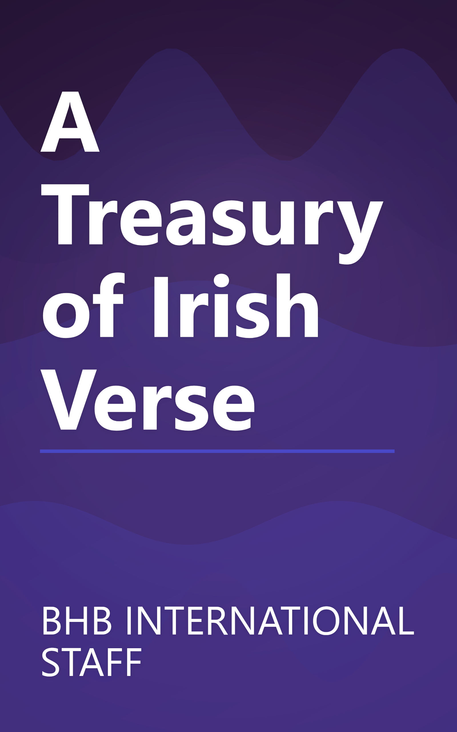 A Treasury of Irish Verse book cover