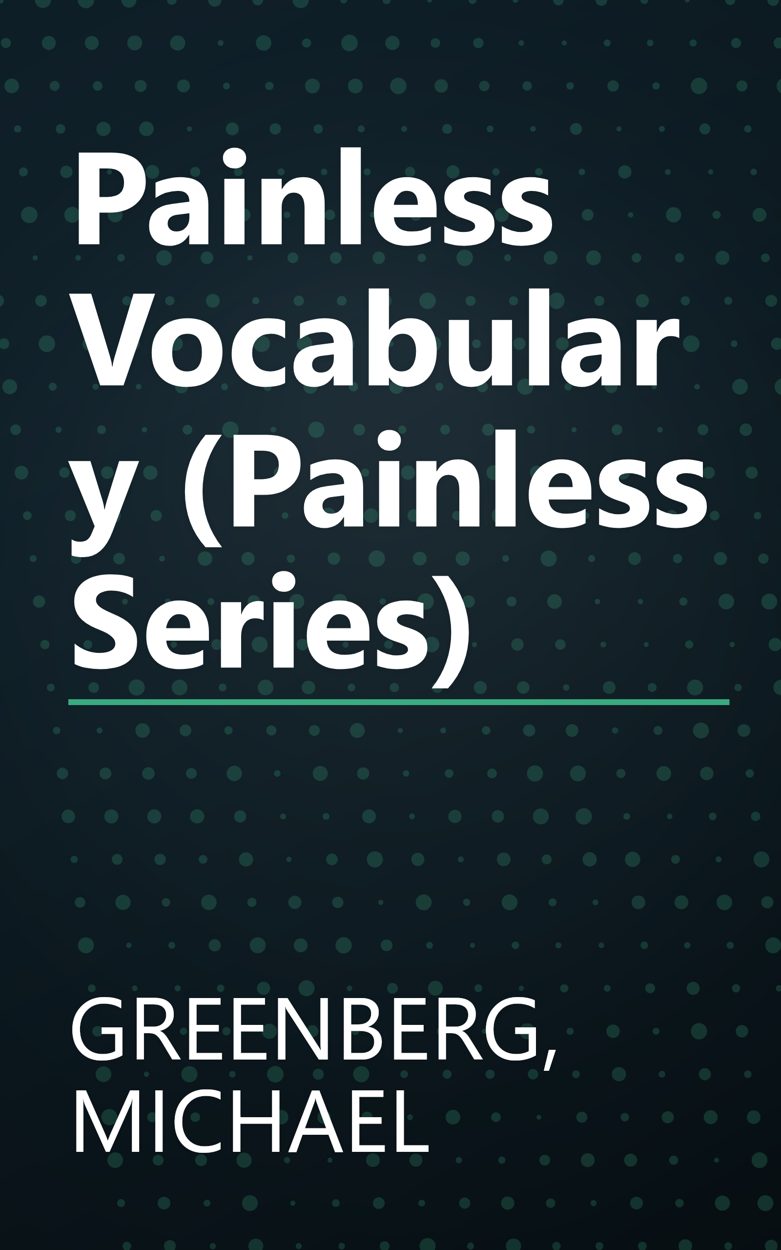 Painless Vocabulary (Painless Series) book cover