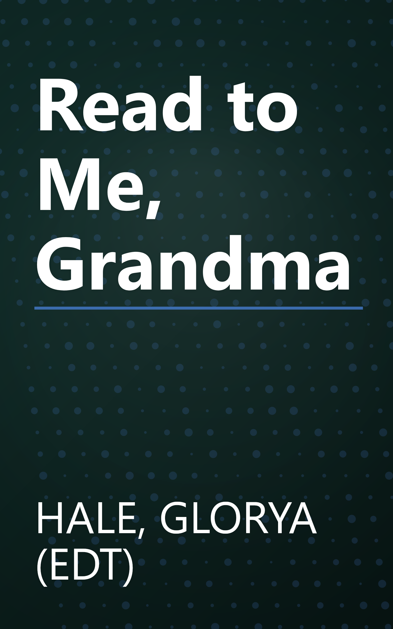 Read to Me, Grandma book cover