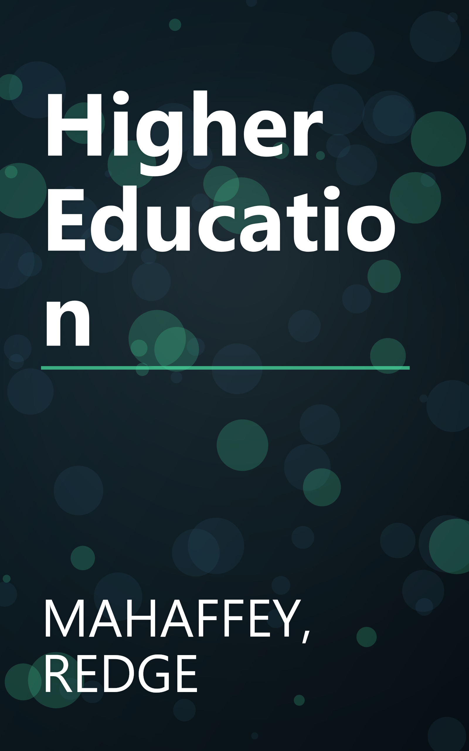Higher Education book cover