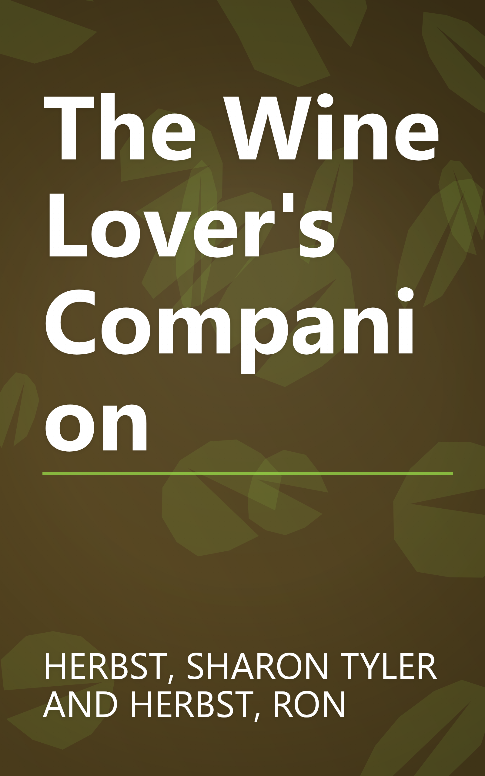 The Wine Lover's Companion book cover