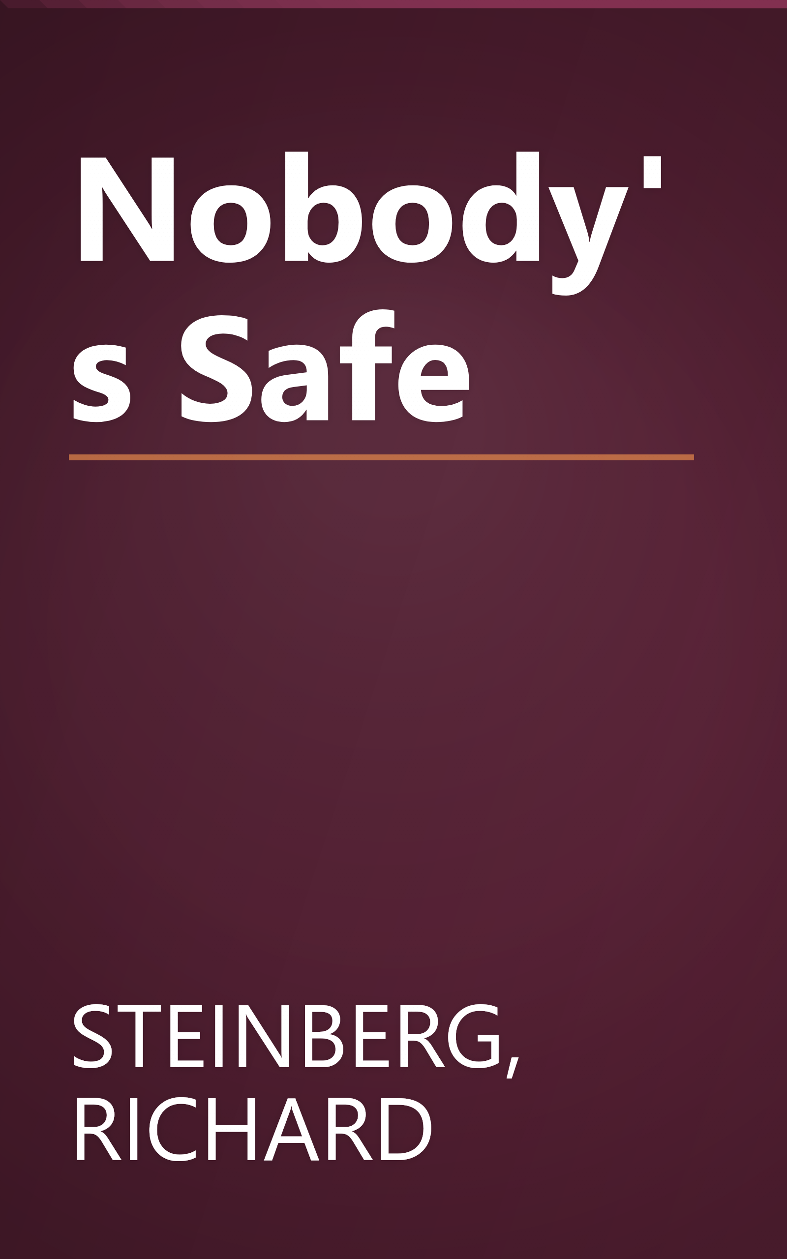 Nobody's Safe book cover
