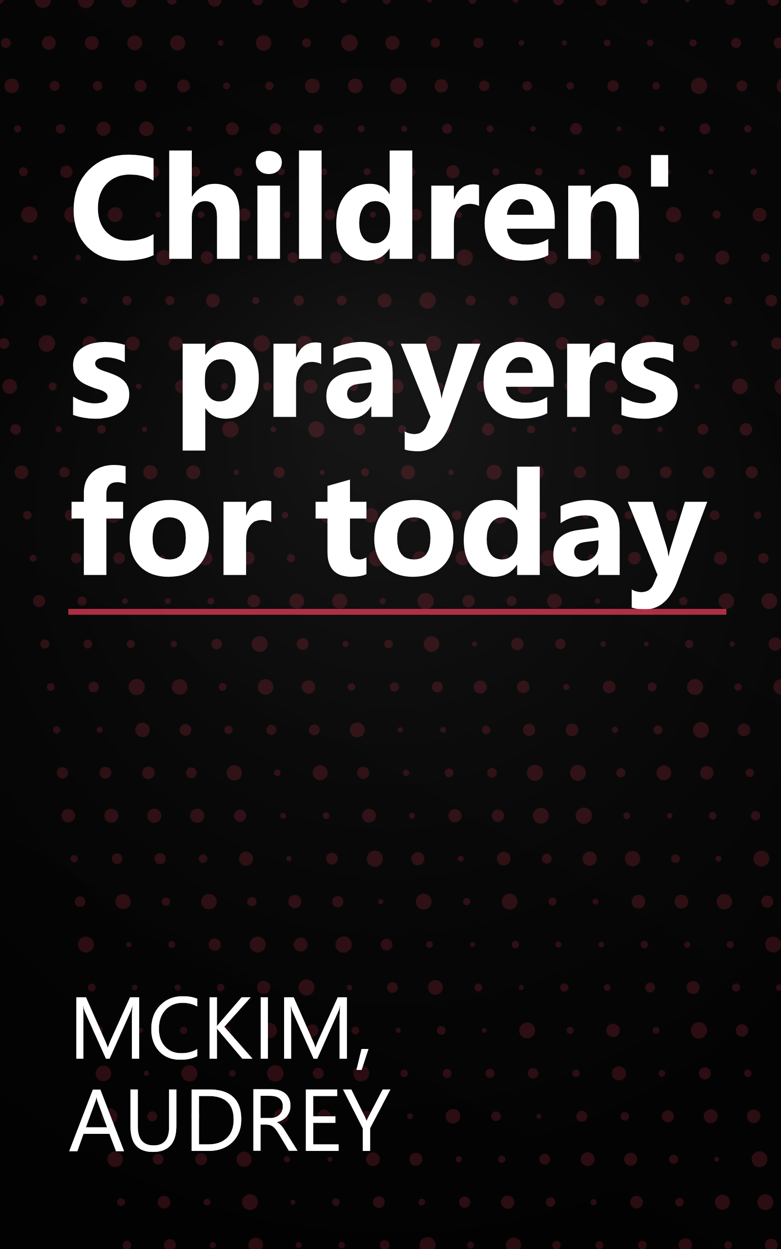 Children's prayers for today book cover