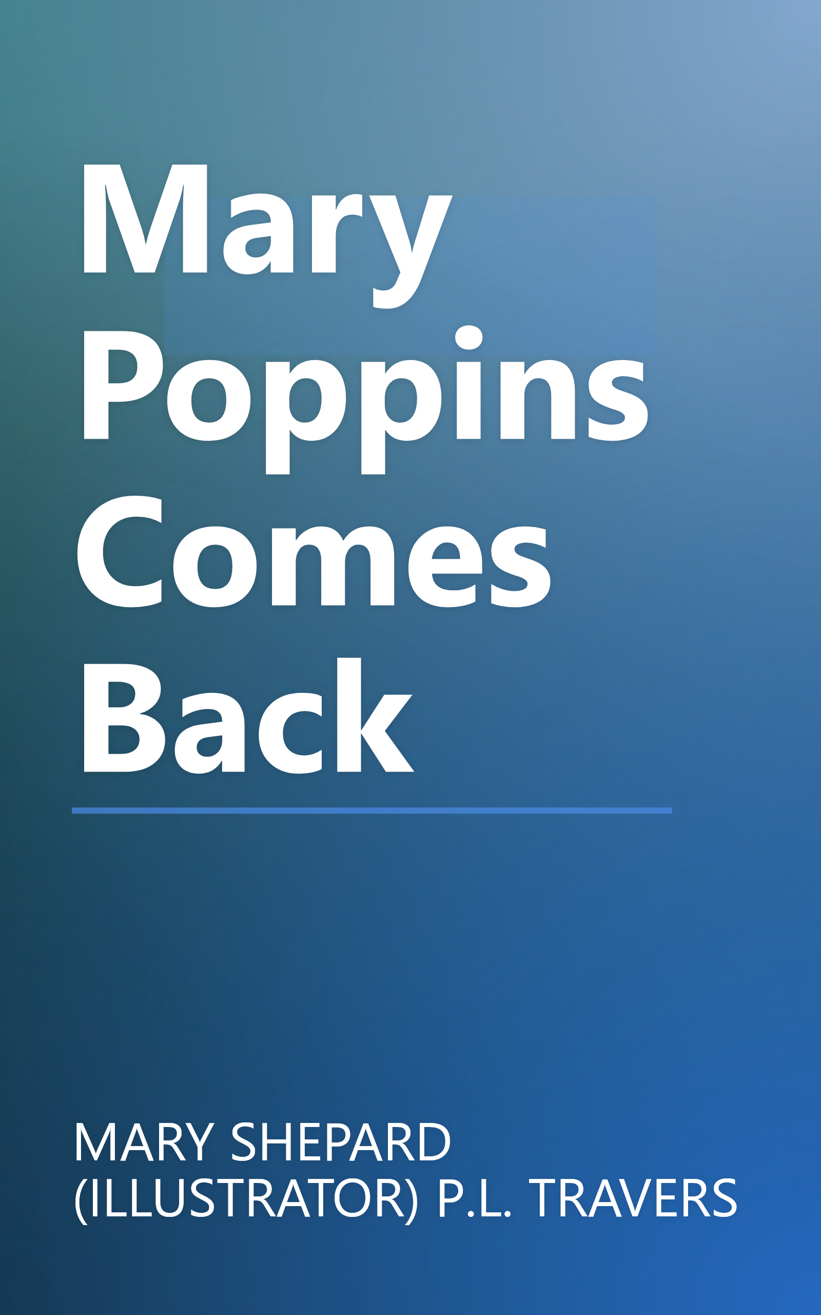 Mary Poppins Comes Back book cover