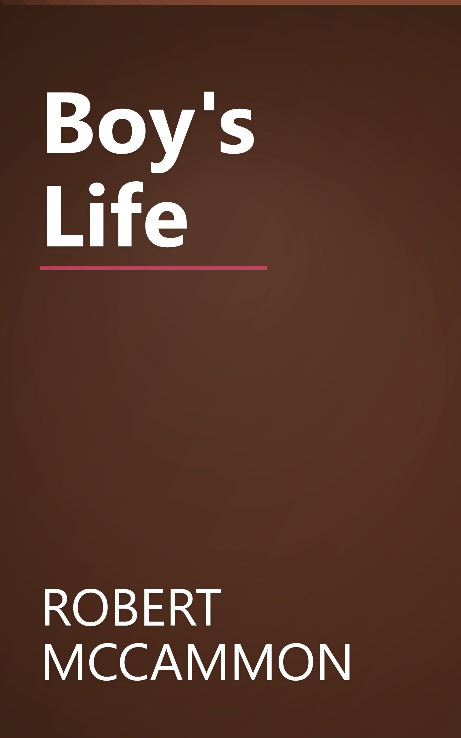 Boy's Life book cover