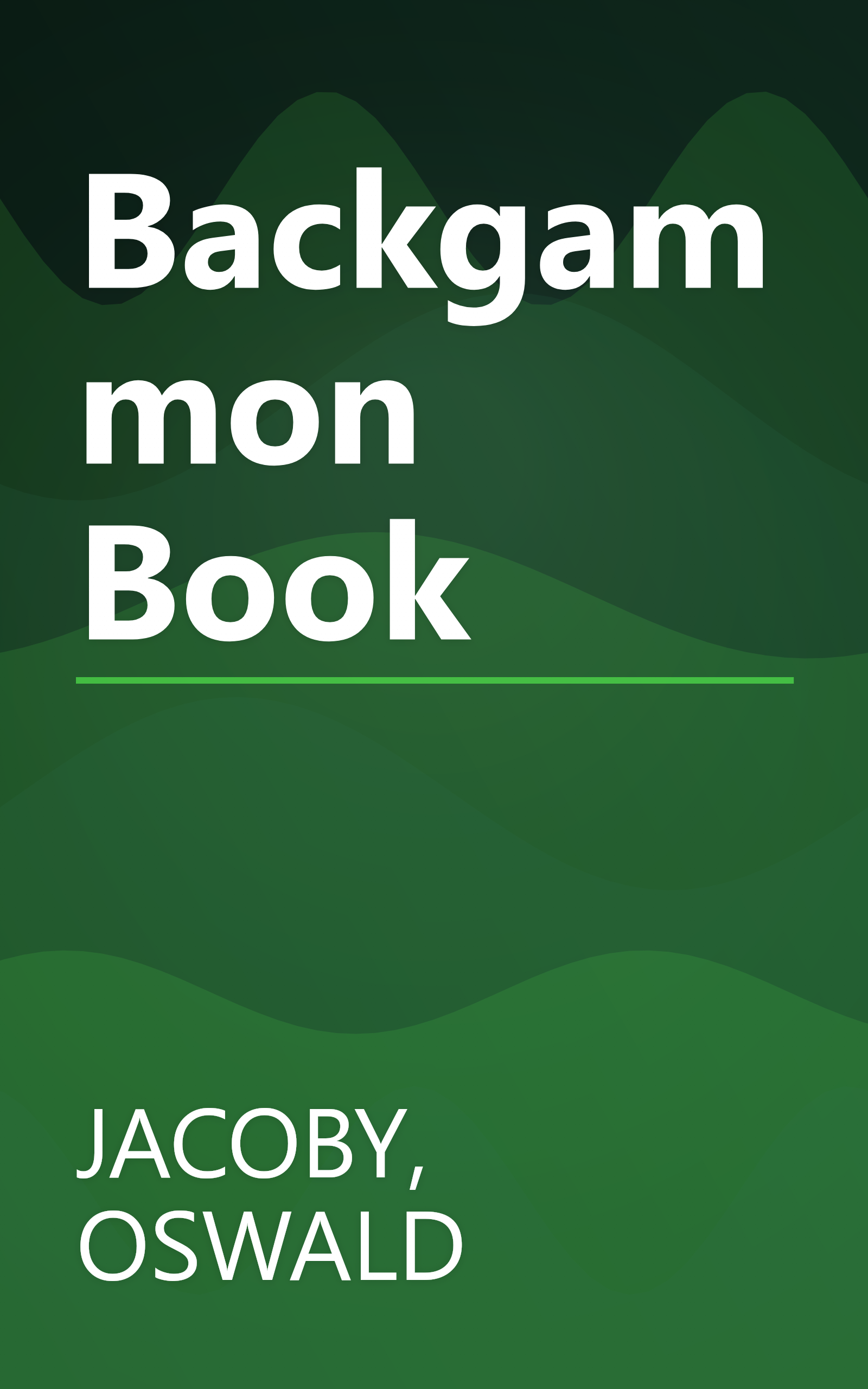 Backgammon Book book cover