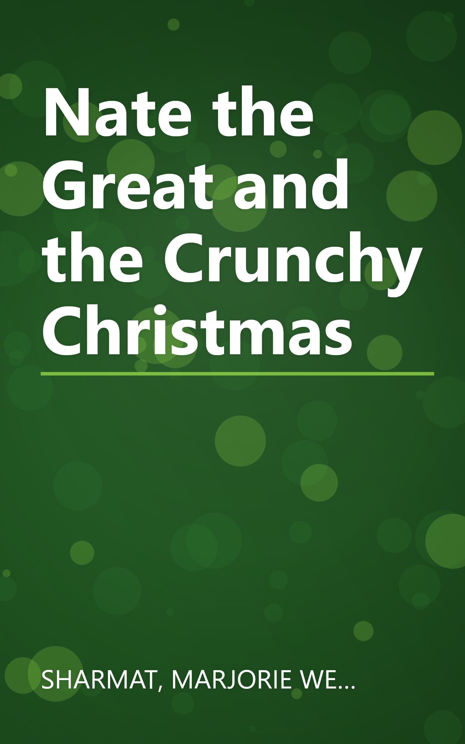 Nate the Great and the Crunchy Christmas book cover