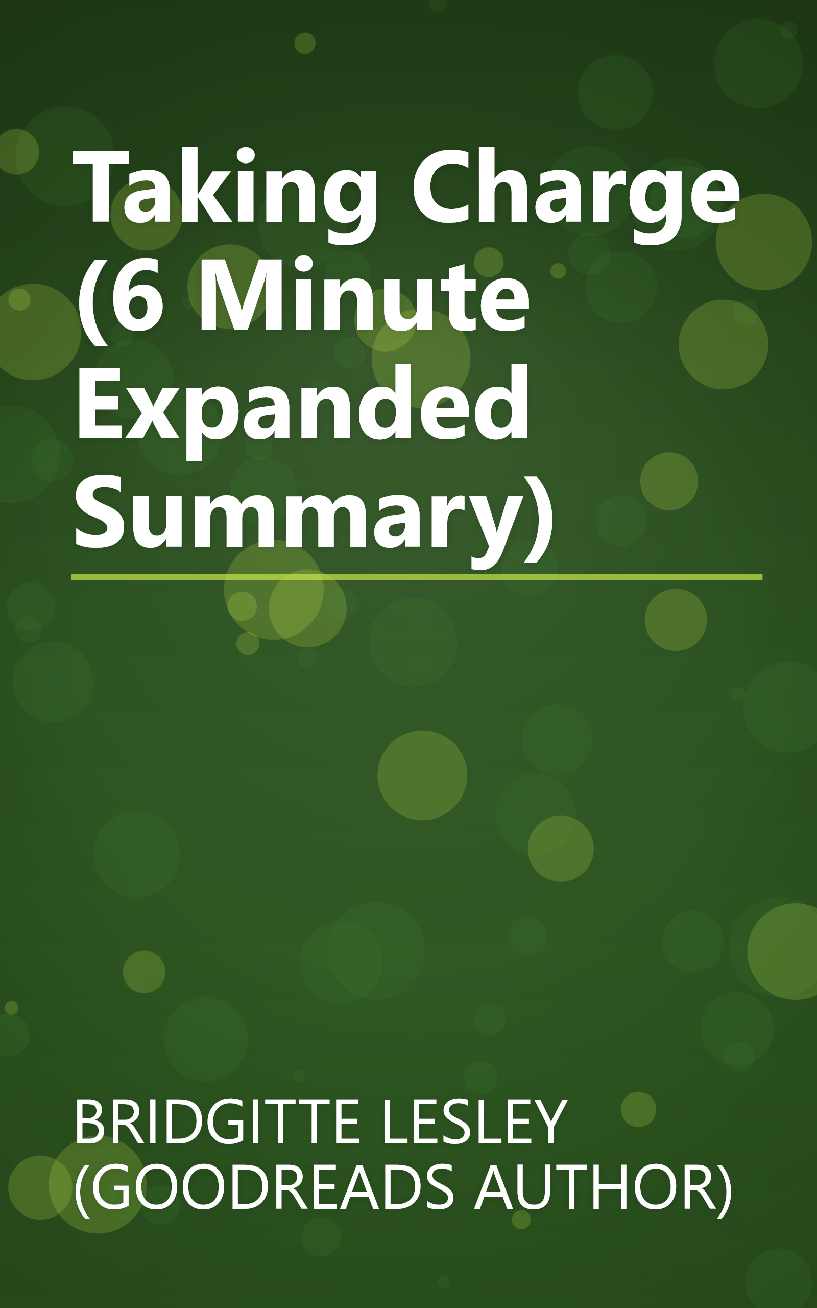 Taking Charge (6 Minute   Expanded Summary) book cover