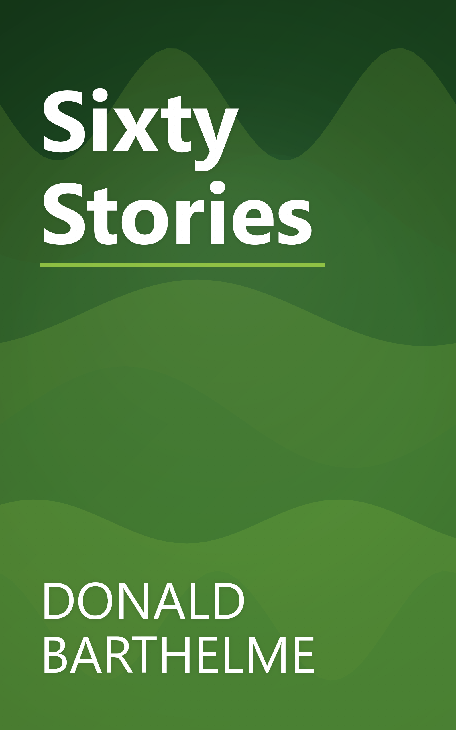 Sixty Stories book cover