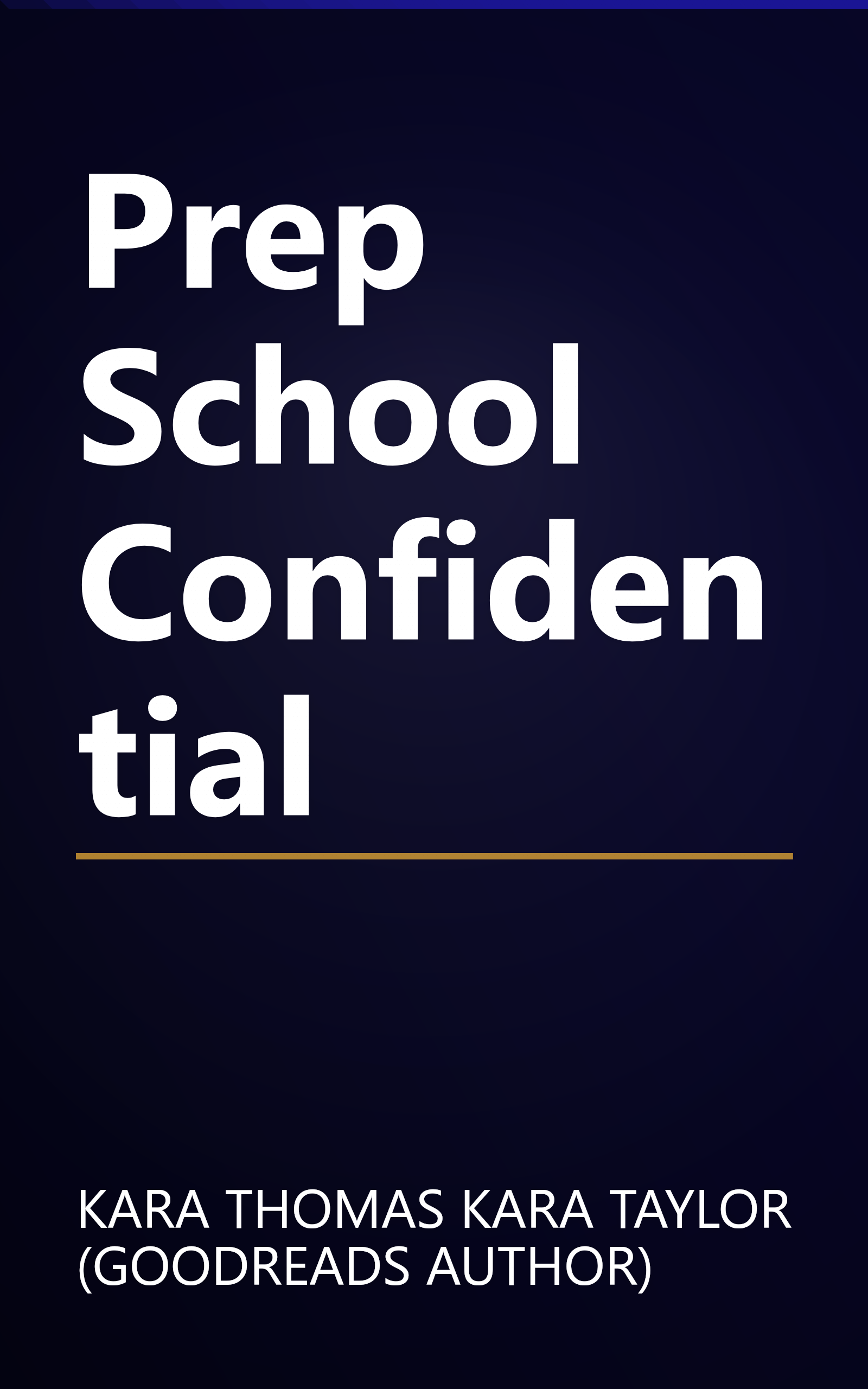 Prep School Confidential book cover