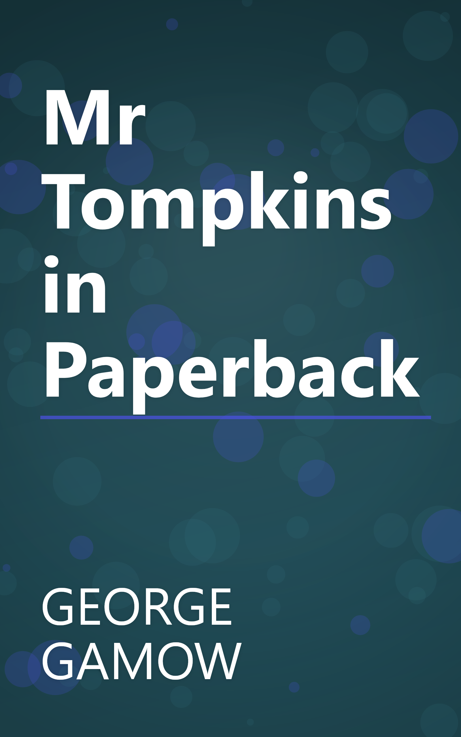 Mr Tompkins in Paperback book cover