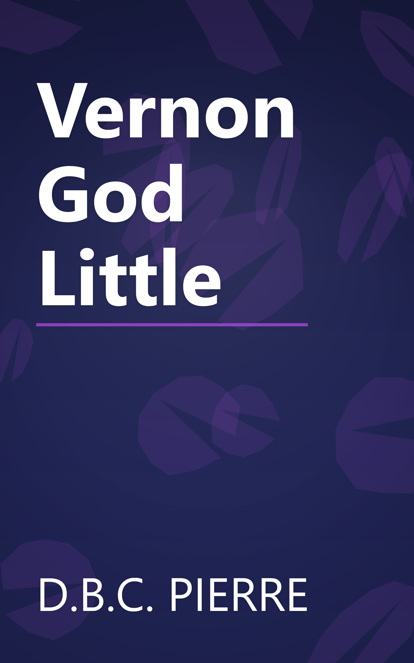 Vernon God Little book cover