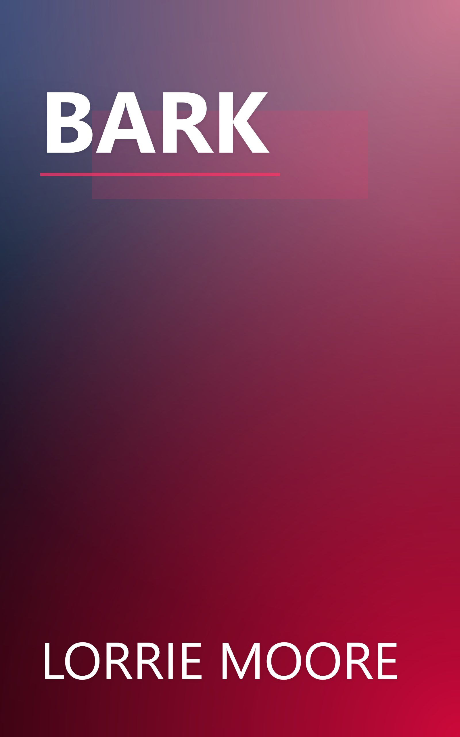 BARK book cover