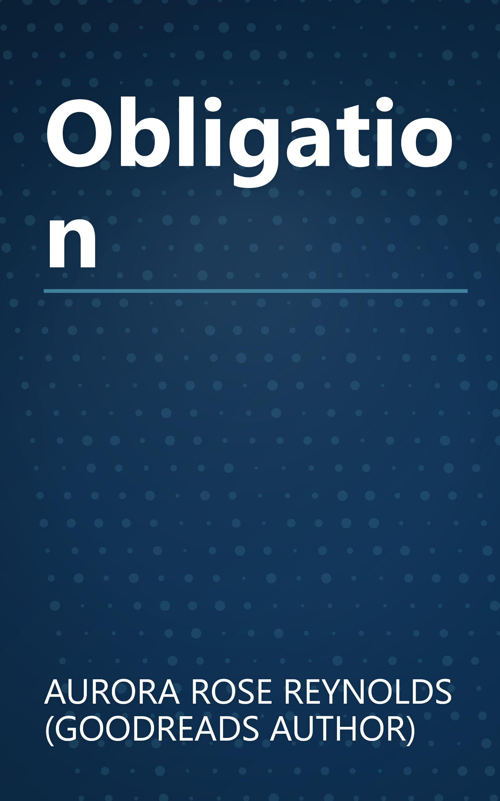 Obligation book cover