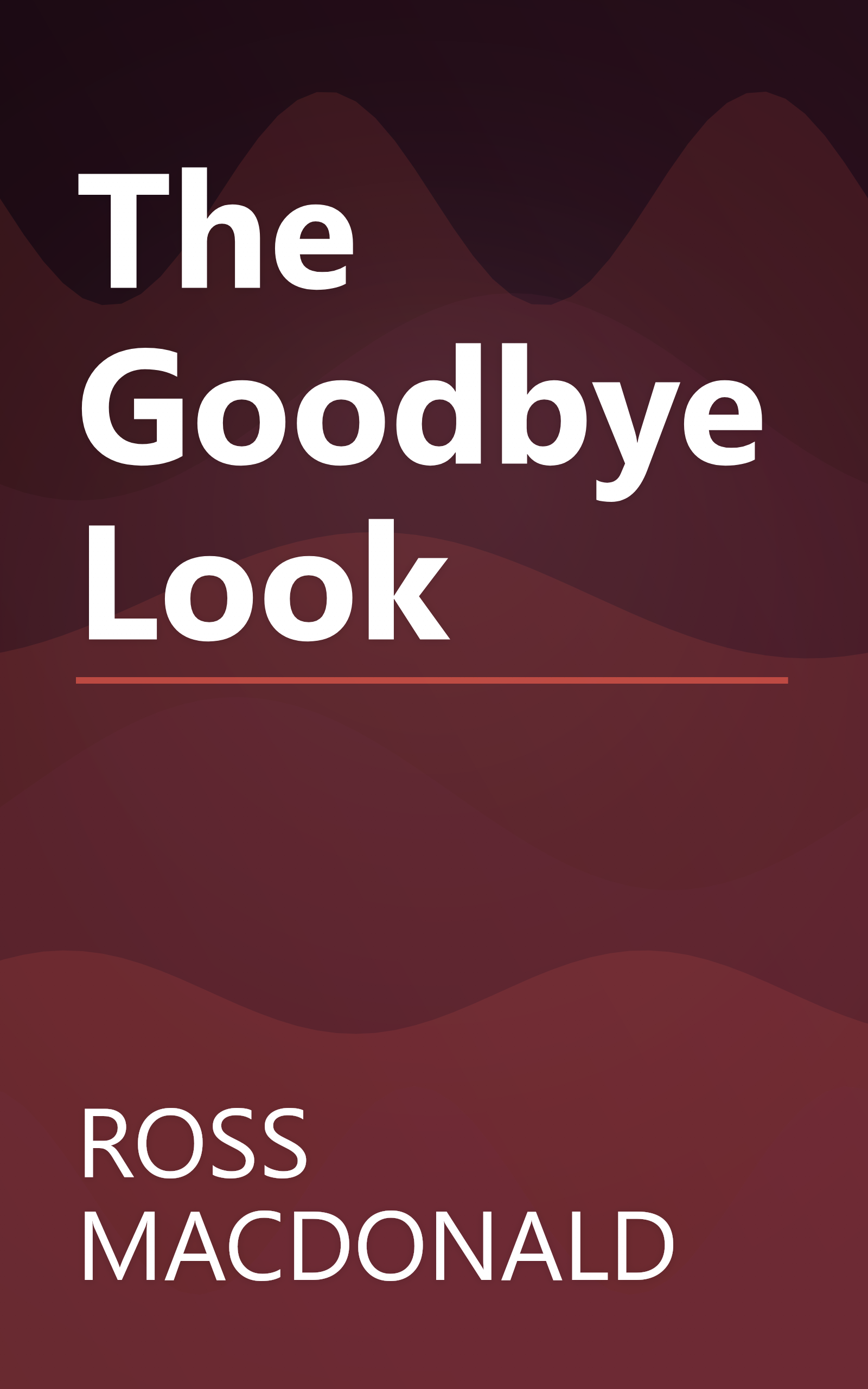The Goodbye Look book cover