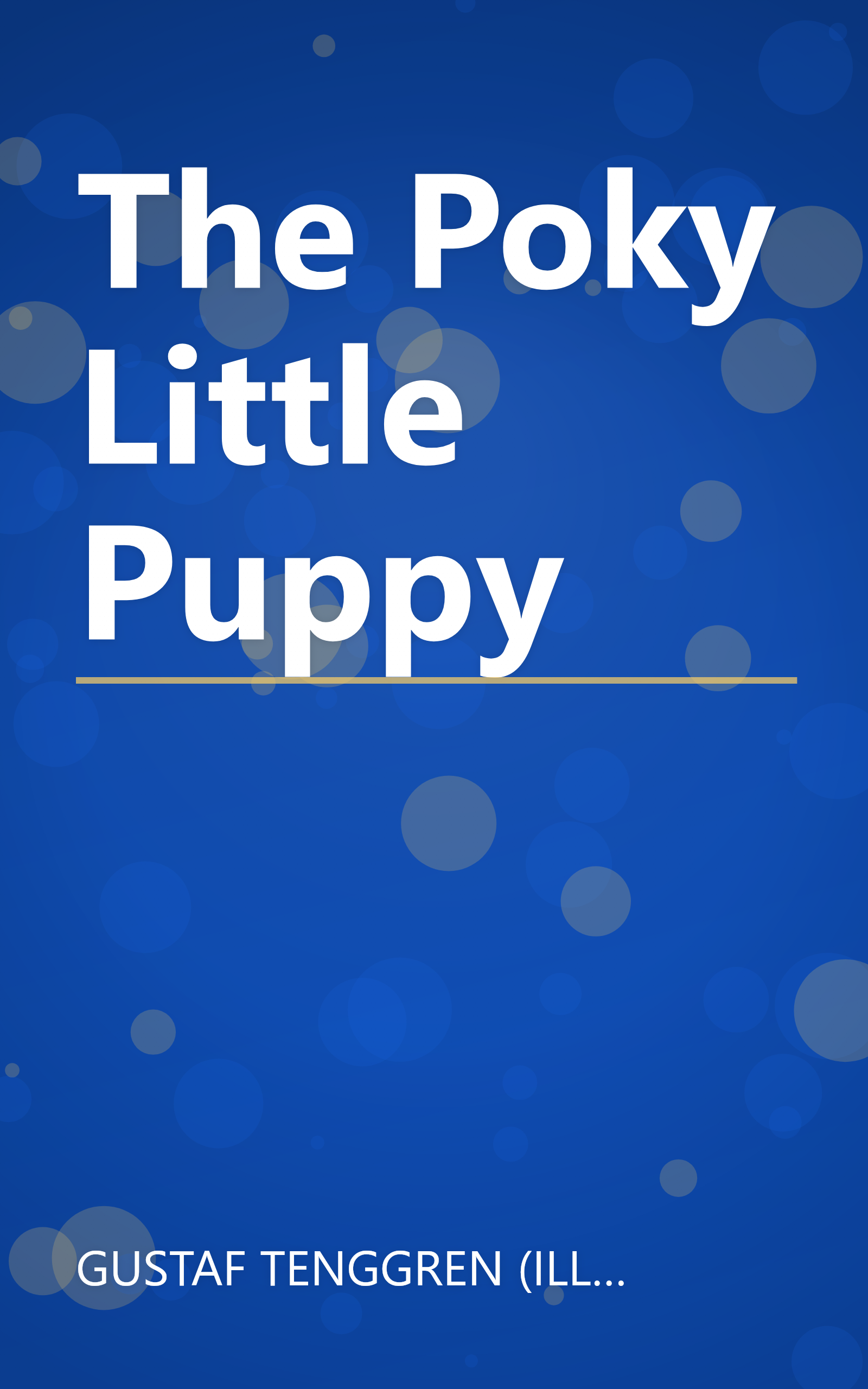 The Poky Little Puppy book cover