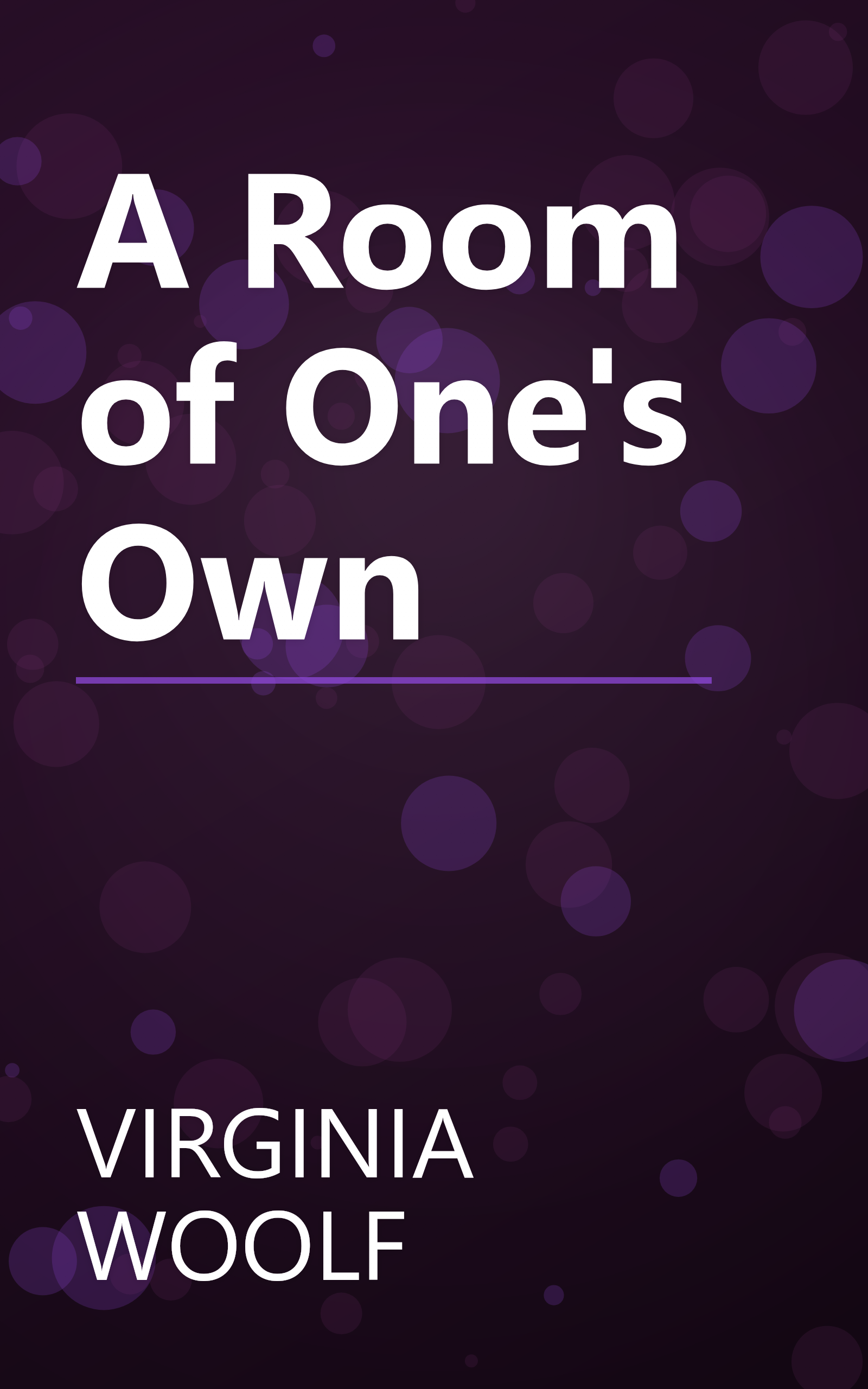 A Room of One's Own book cover