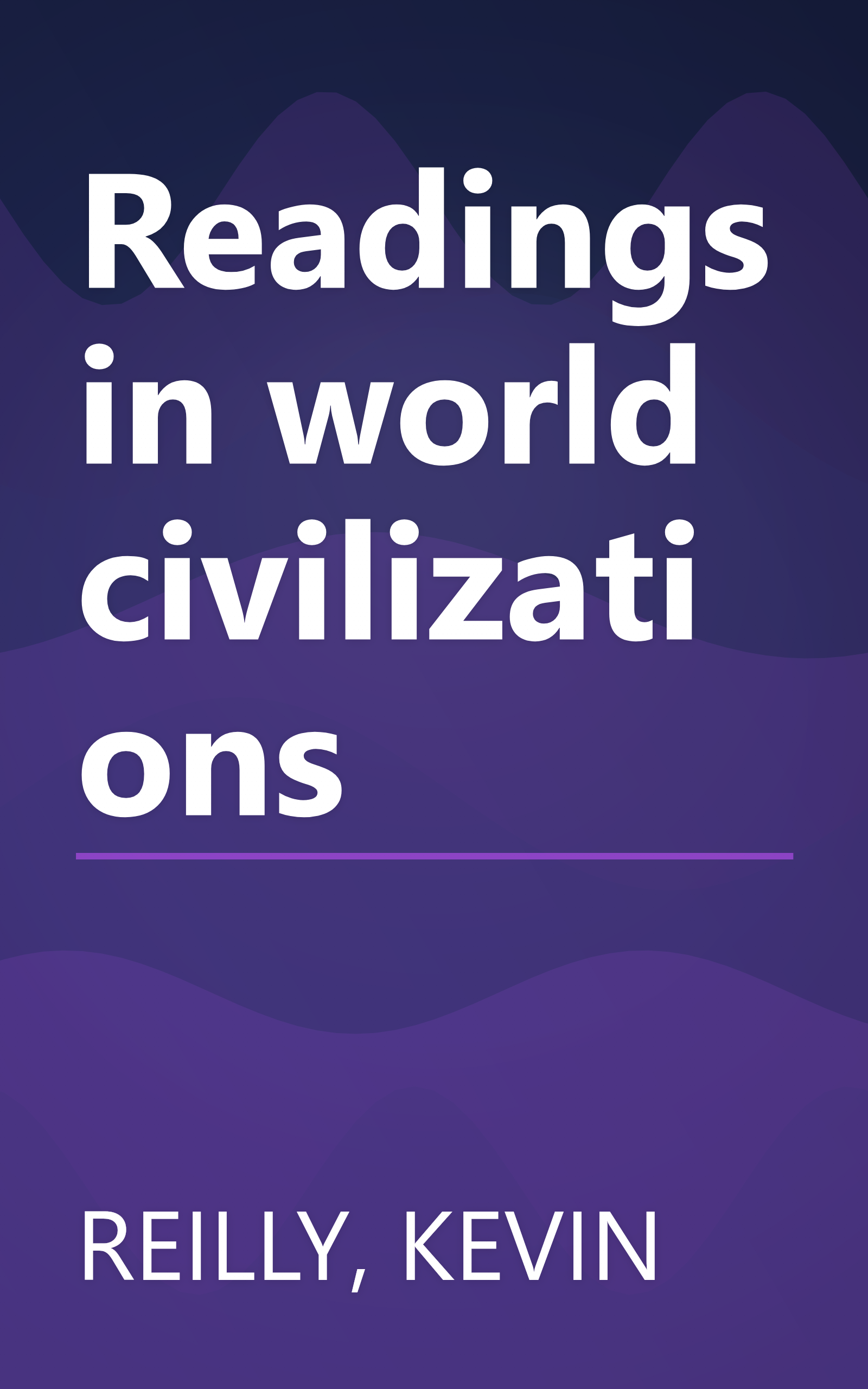 Readings in world civilizations book cover
