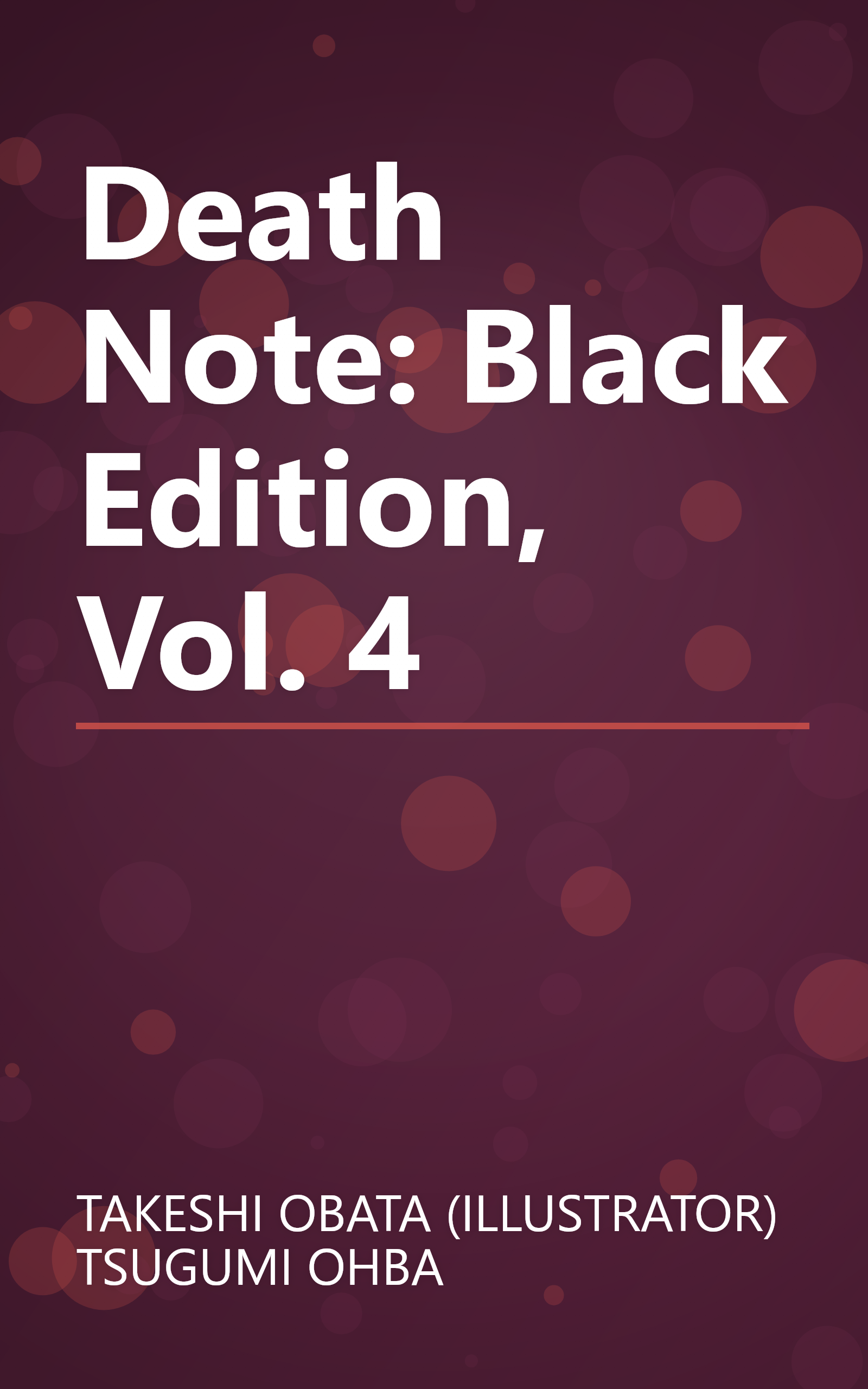 Death Note: Black Edition, Vol. 4 book cover