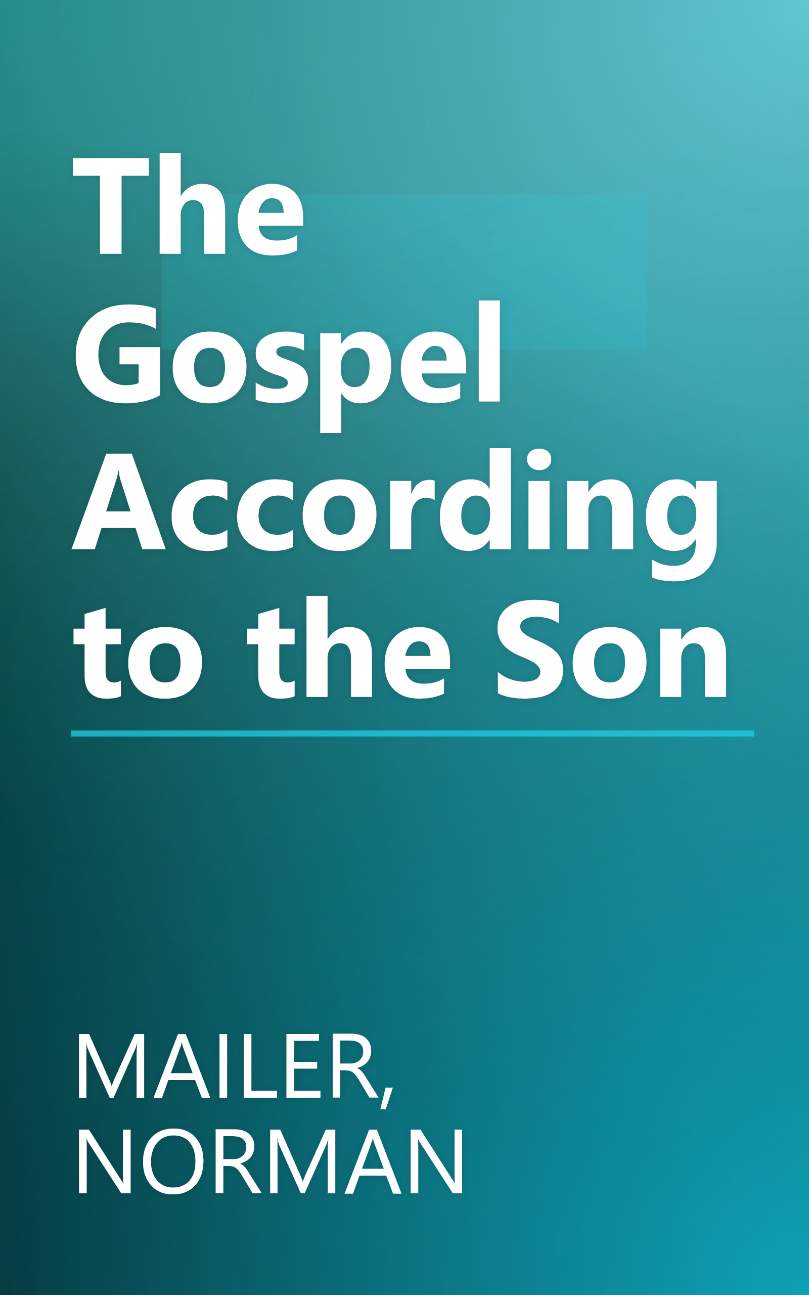 The Gospel According to the Son book cover