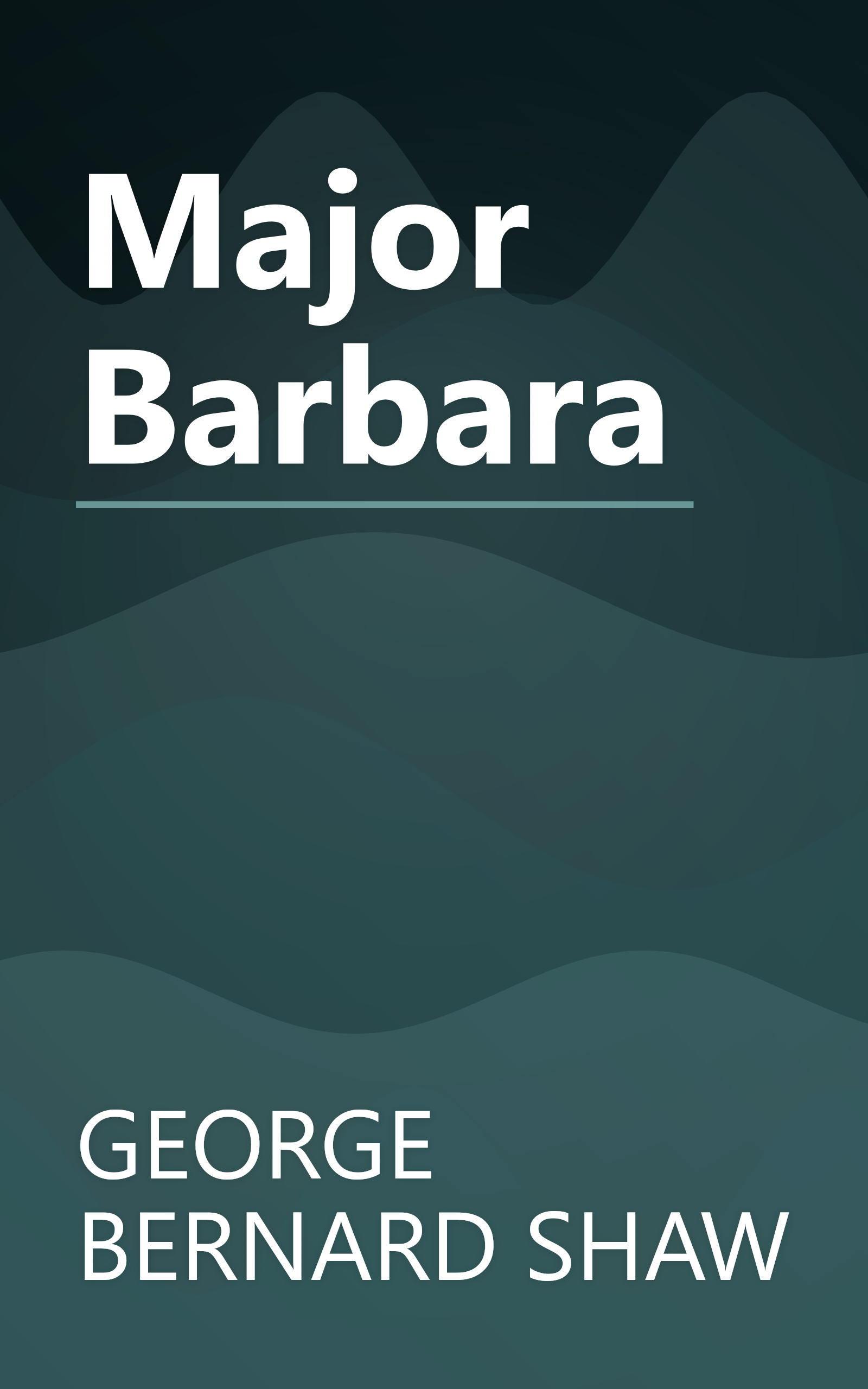Major Barbara book cover
